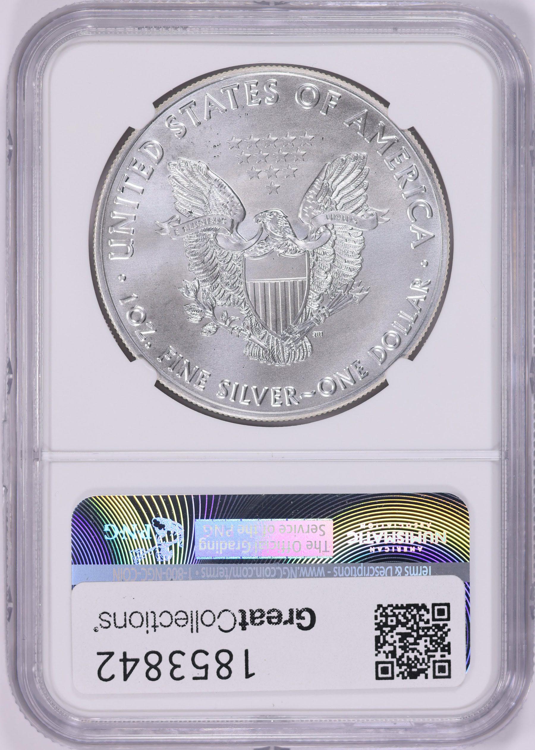 2018-(W) $1 Silver Eagle First Day of Issue Struck at West Point Mint NGC MS-70 (Mercanti Signed ...