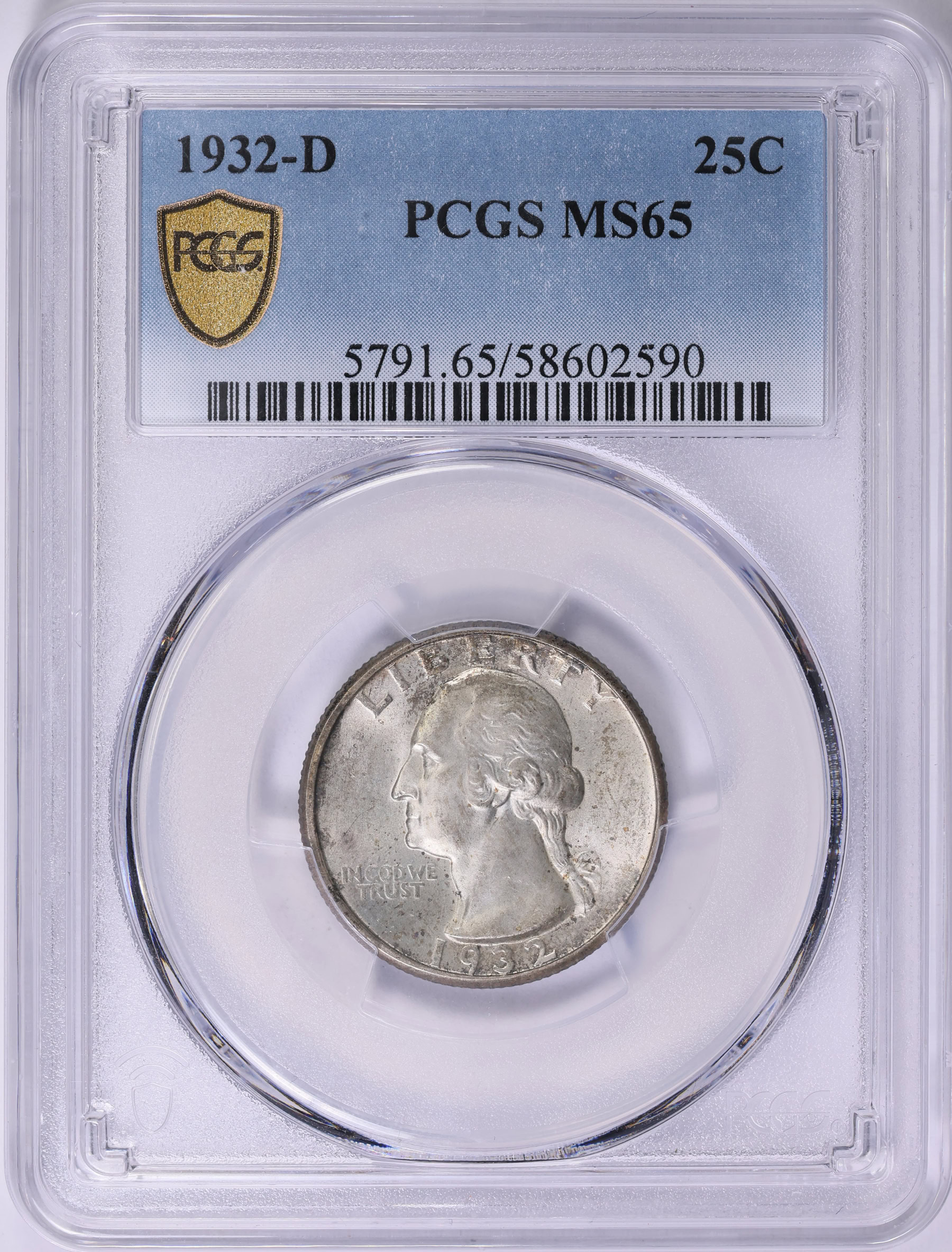 1932-D Washington Quarter PCGS MS-65 (Item 1854369) | GreatCollections Coin Auctions