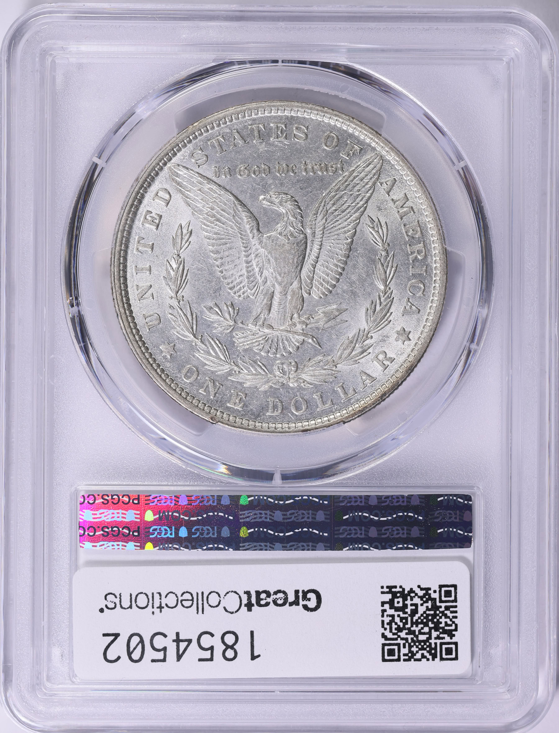1880 Morgan Silver Dollar 8/7 Spikes VAM-6 Top 100 PCGS AU-55 (Item 1854502) | GreatCollections ...
