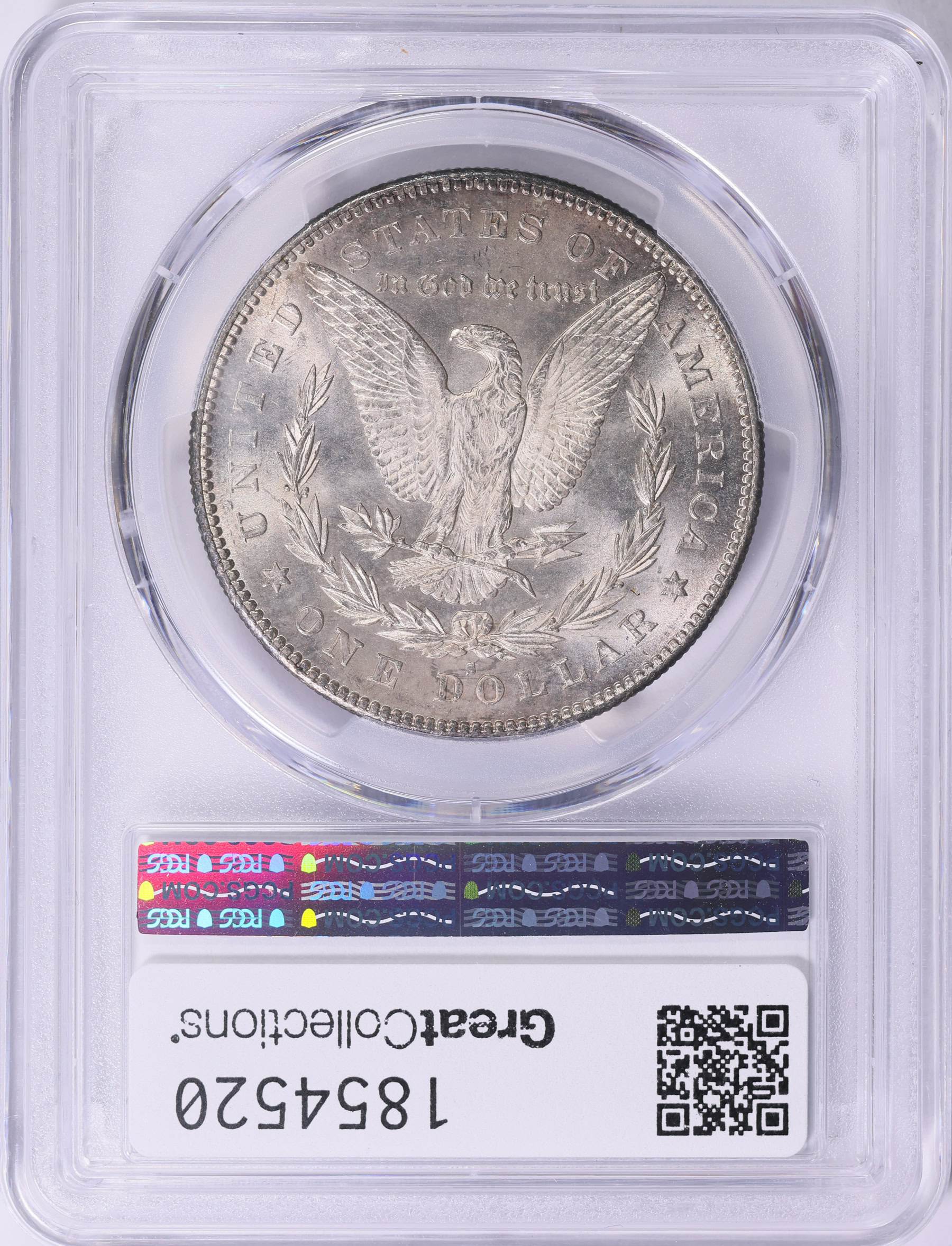 1878-S Morgan Silver Dollar PCGS MS-62 (Toned) (Item 1854520) | GreatCollections Coin Auctions