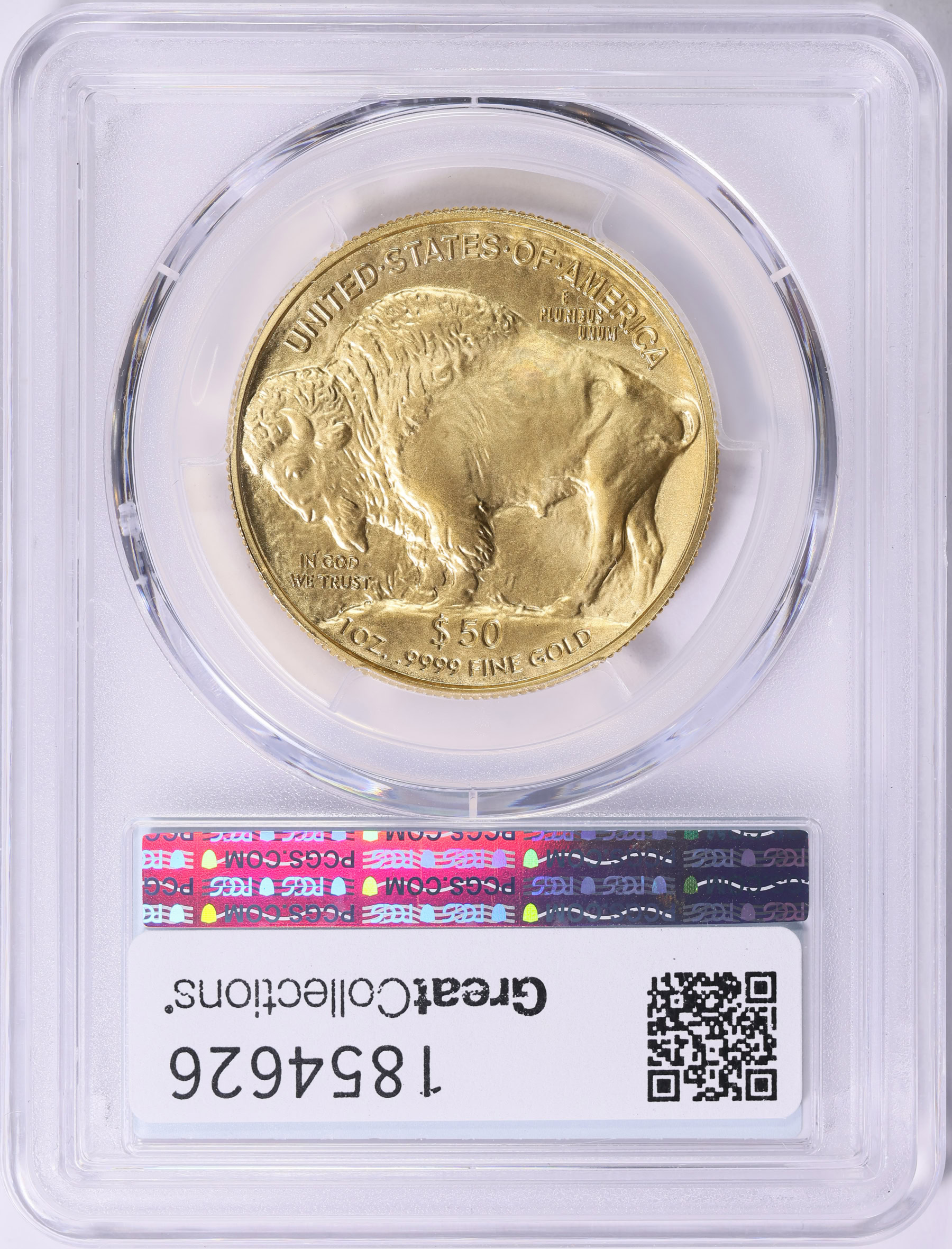 2025 $50 One-Ounce Gold American Buffalo First Day of Issue PCGS MS-70 | PCGS Cert #51313805 ...