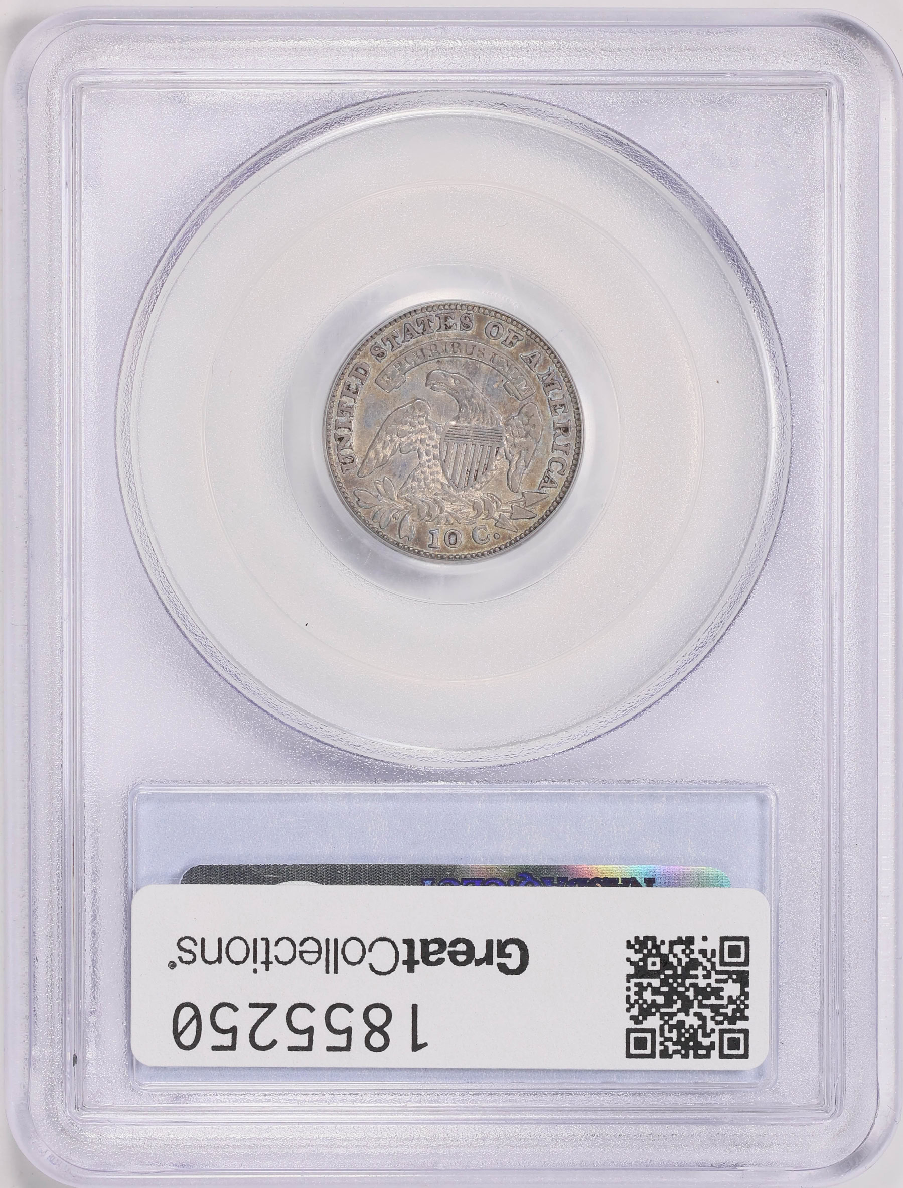 1829 Capped Bust Dime Small 10C PCGS XF-45 (CAC Green) (Item 1855250 ...