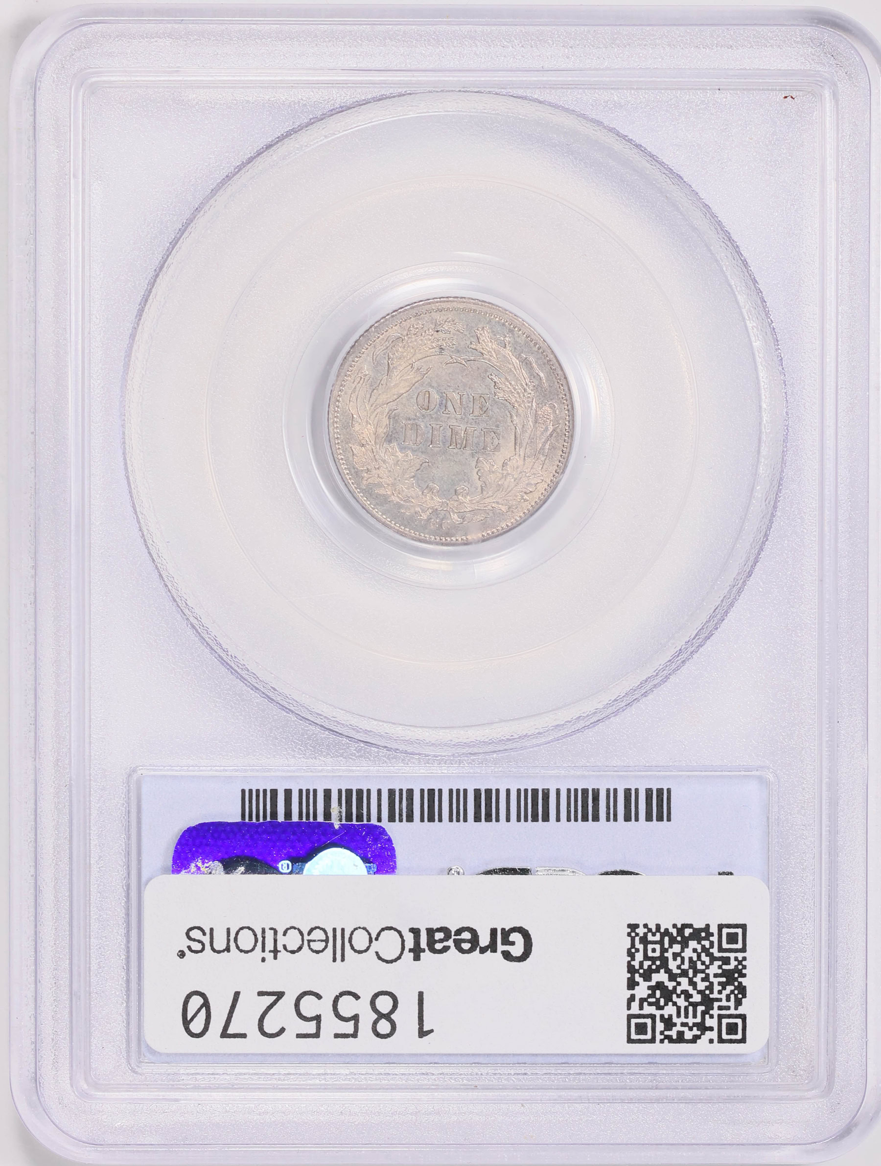 1878-CC Seated Liberty Dime PCGS AU-58 (Item 1855270) | GreatCollections Coin Auctions