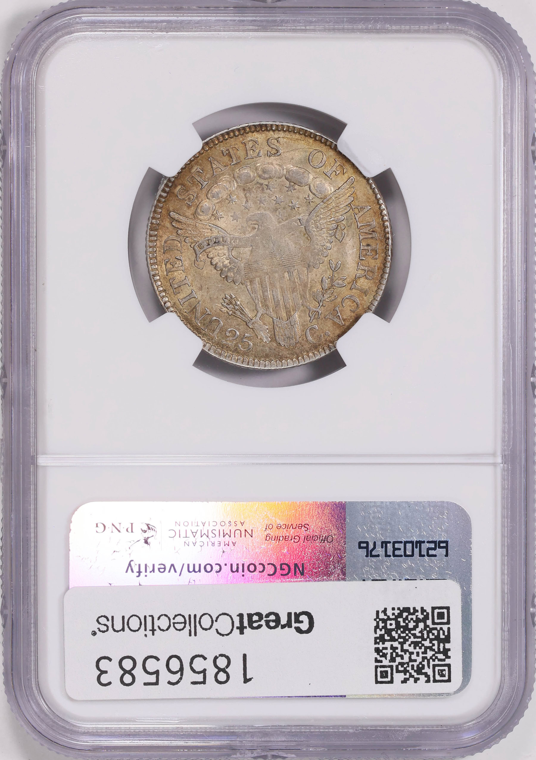 1806 Draped Bust Quarter NGC MS-62 (Item 1856583) | GreatCollections ...