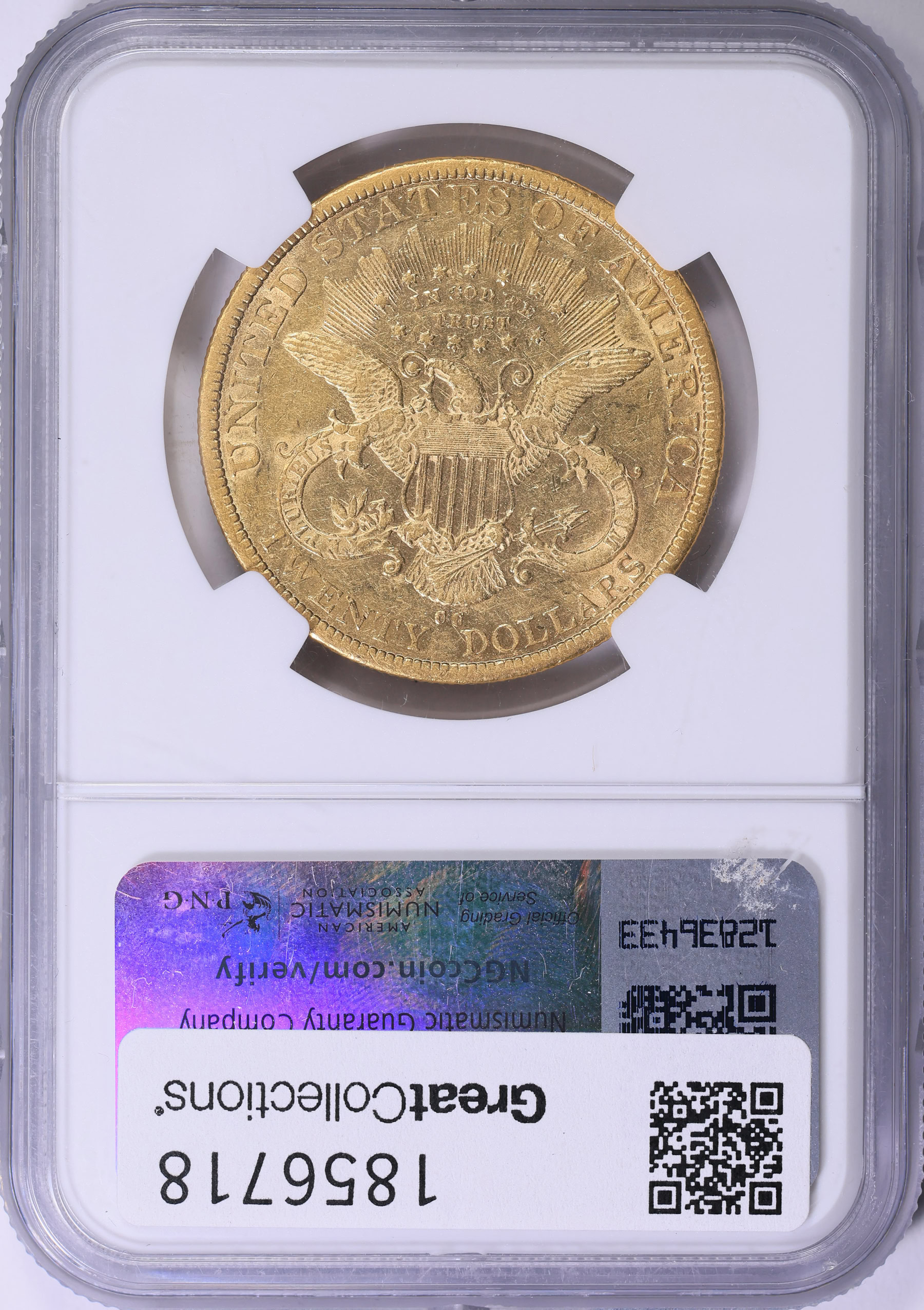 1879-CC Liberty Gold Double Eagle NGC XF-45 (Item 1856718 ...