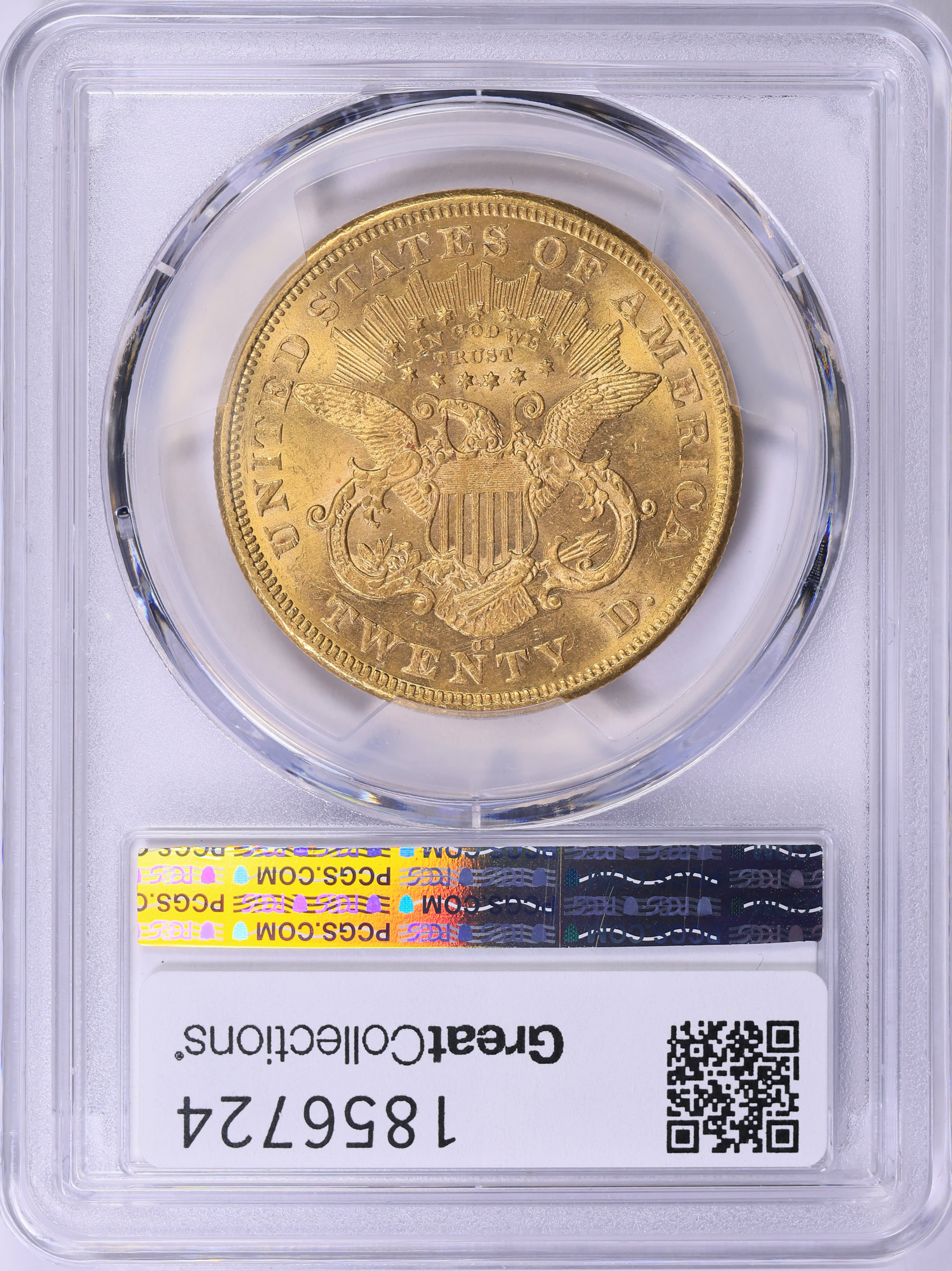 1875-CC Liberty Gold Double Eagle PCGS MS-62 (Item 1856724 ...