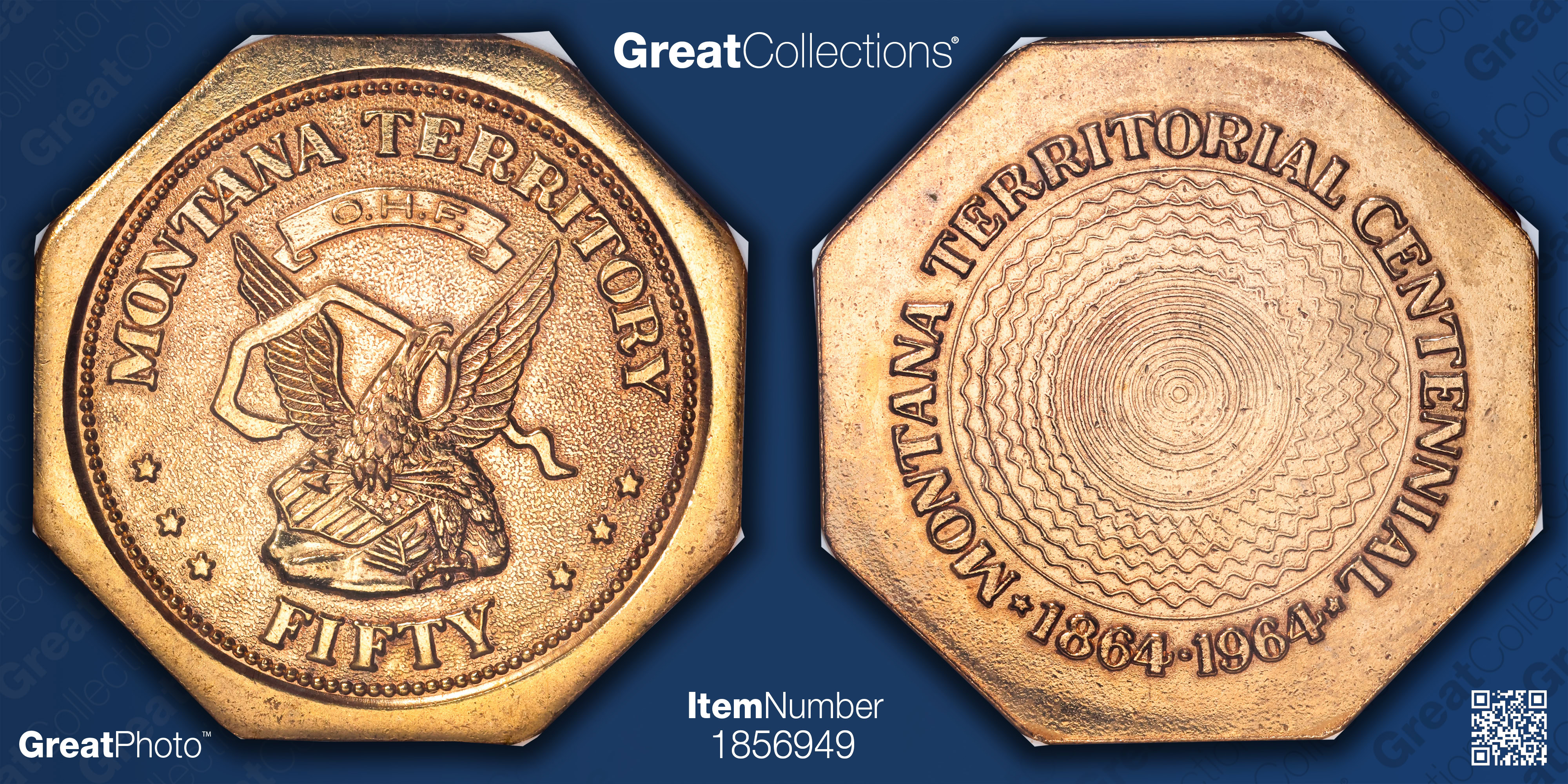 1964 Montana Centennial So-Called Dollar NGC MS-64 (Item 1856949 ...