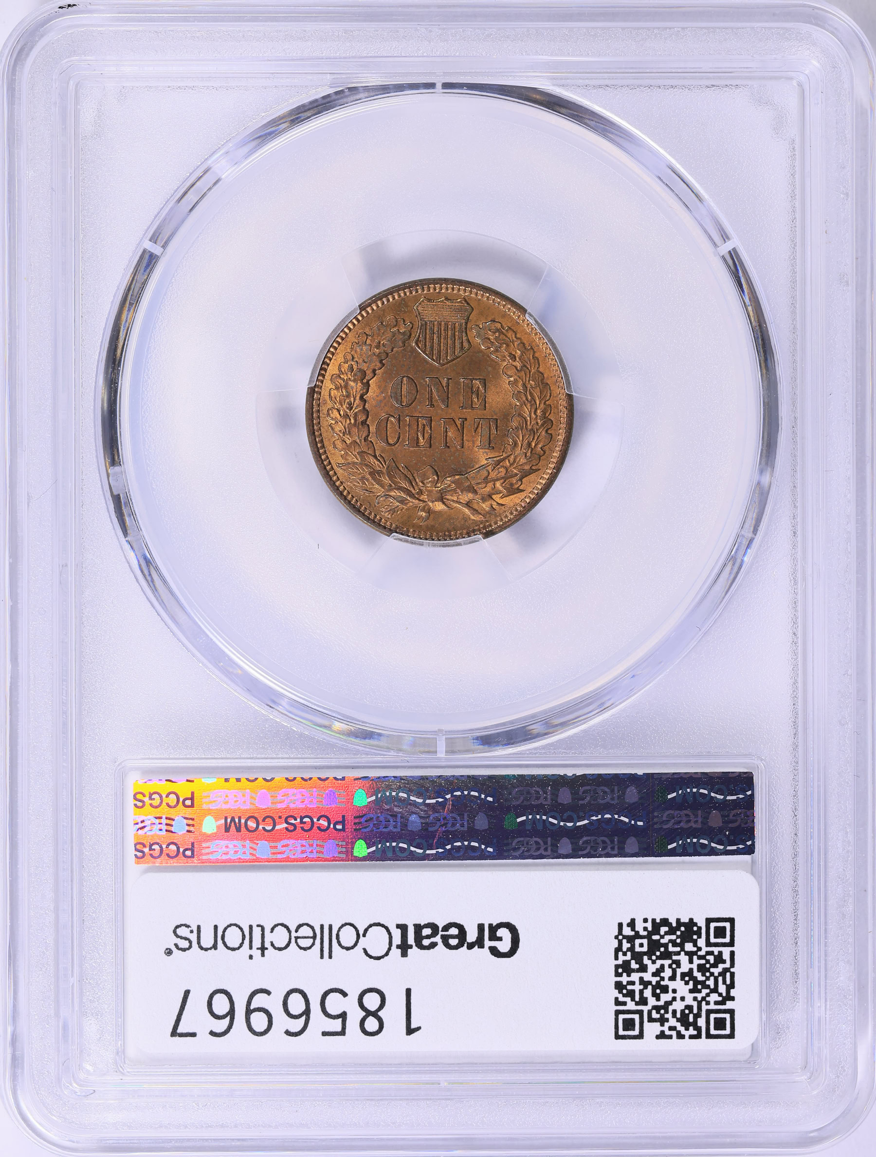 1899 Indian Cent PCGS MS-64 RB (Item 1856967) | GreatCollections Coin Auctions