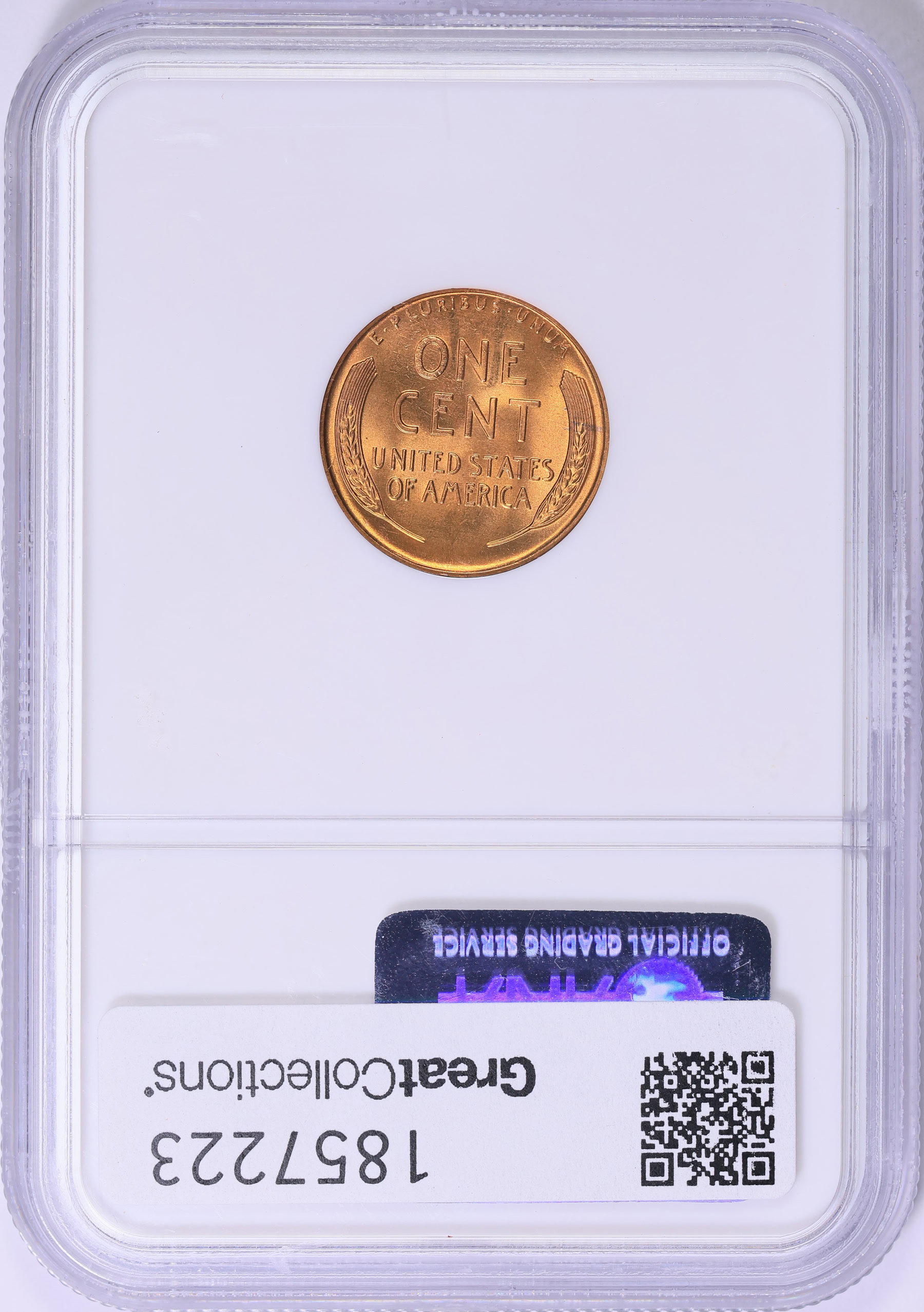 1942-S Lincoln Cent NGC MS-67 RD (Item 1857223) | GreatCollections Coin Auctions