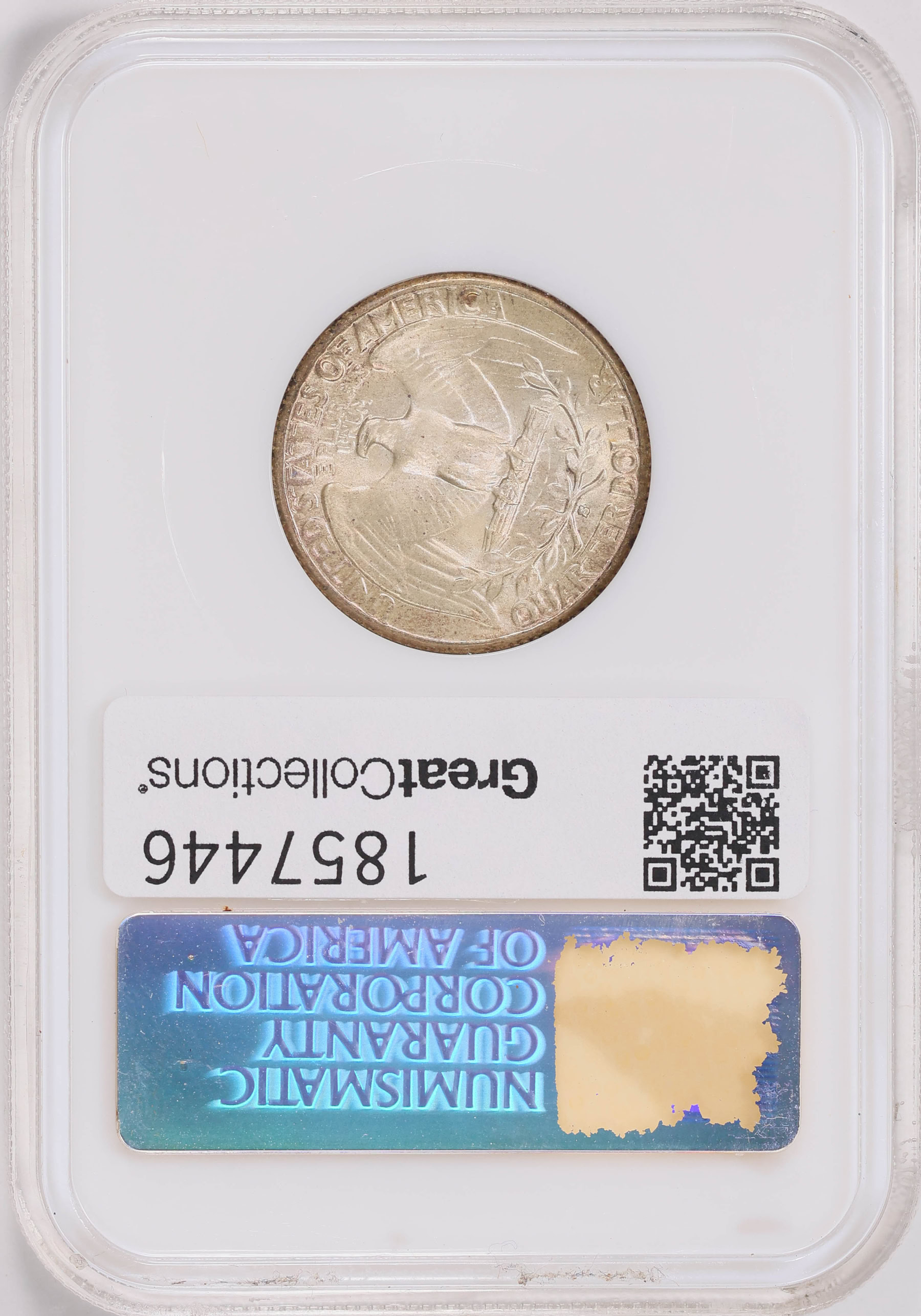 1935-S Washington Quarter NGC MS-65 (CAC Gold) OH (Item 1857446) | GreatCollections Coin Auctions