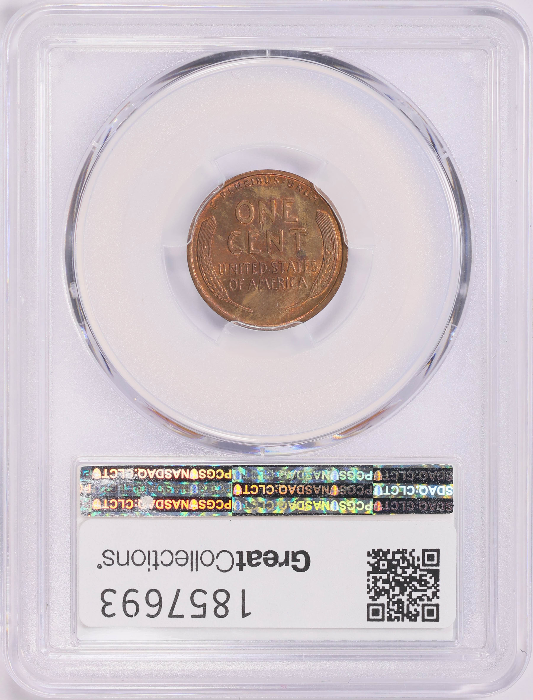1921 Lincoln Cent PCGS MS-64 RB (Item 1857693) | GreatCollections Coin ...