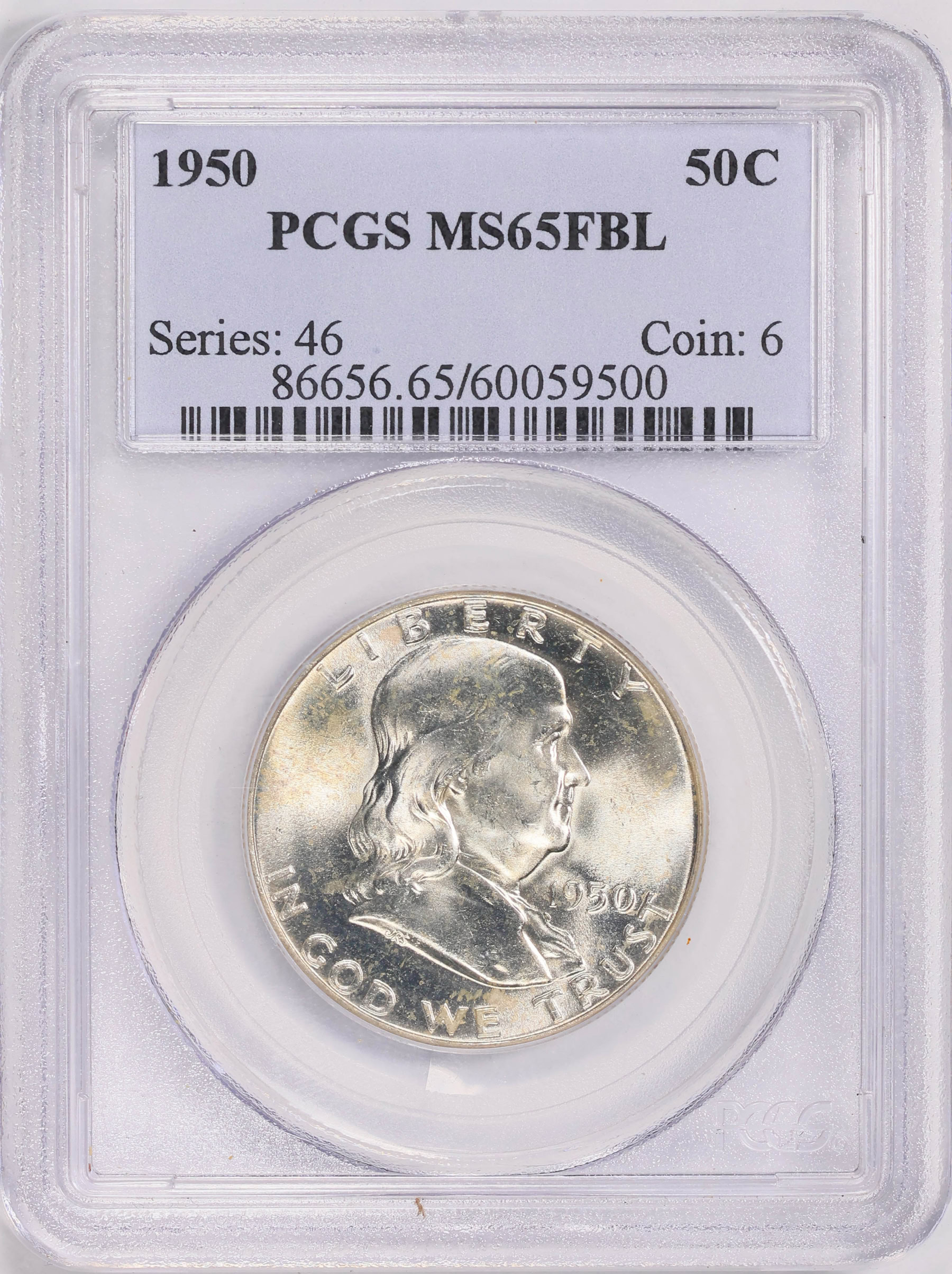 1950 Franklin Half Dollar PCGS MS-65 FBL (Item 1857723 ...
