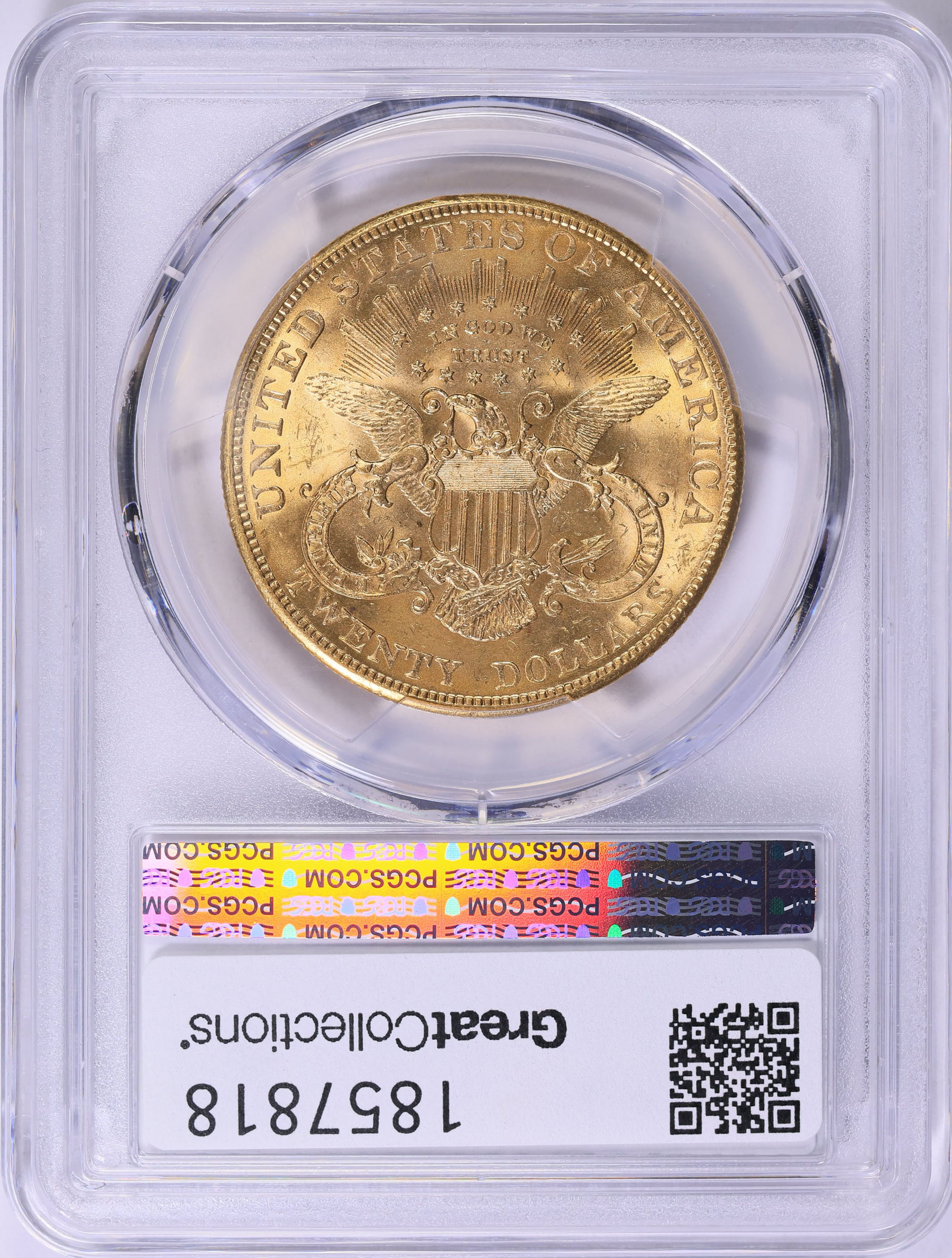 1904 Liberty Gold Double Eagle PCGS MS-63 (Item 1857818) | GreatCollections Coin Auctions