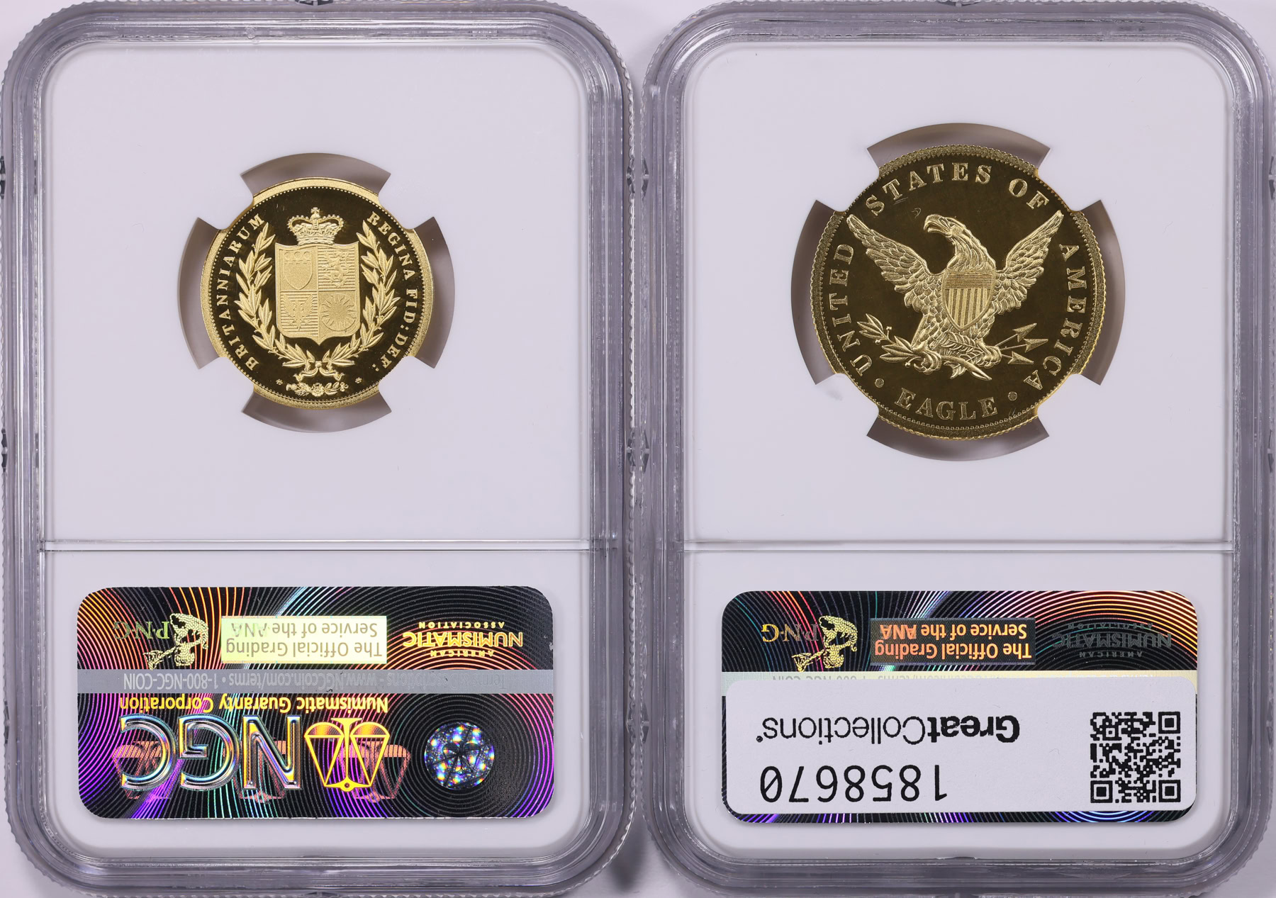2017 Smithsonian Institution Gold 1/2 oz. Liberty Eagle & Gold 1/4 ...