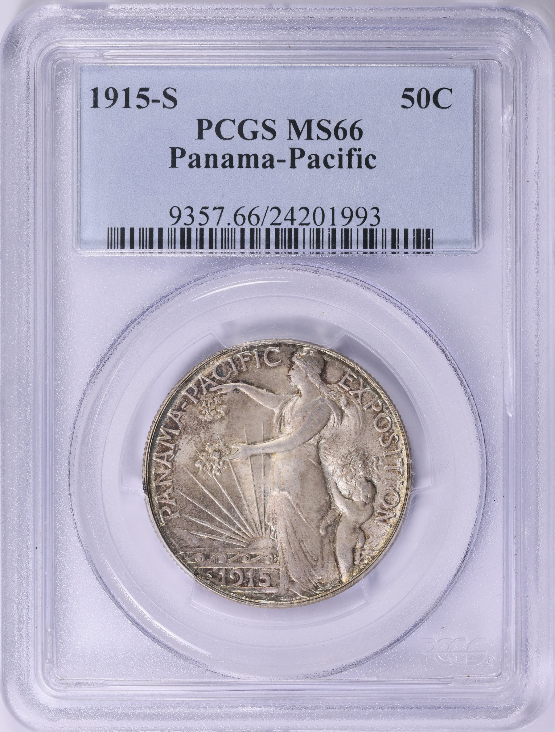 1915-S Panama-Pacific Exposition Half Dollar PCGS MS-66 (Item 1859017) | GreatCollections Coin ...