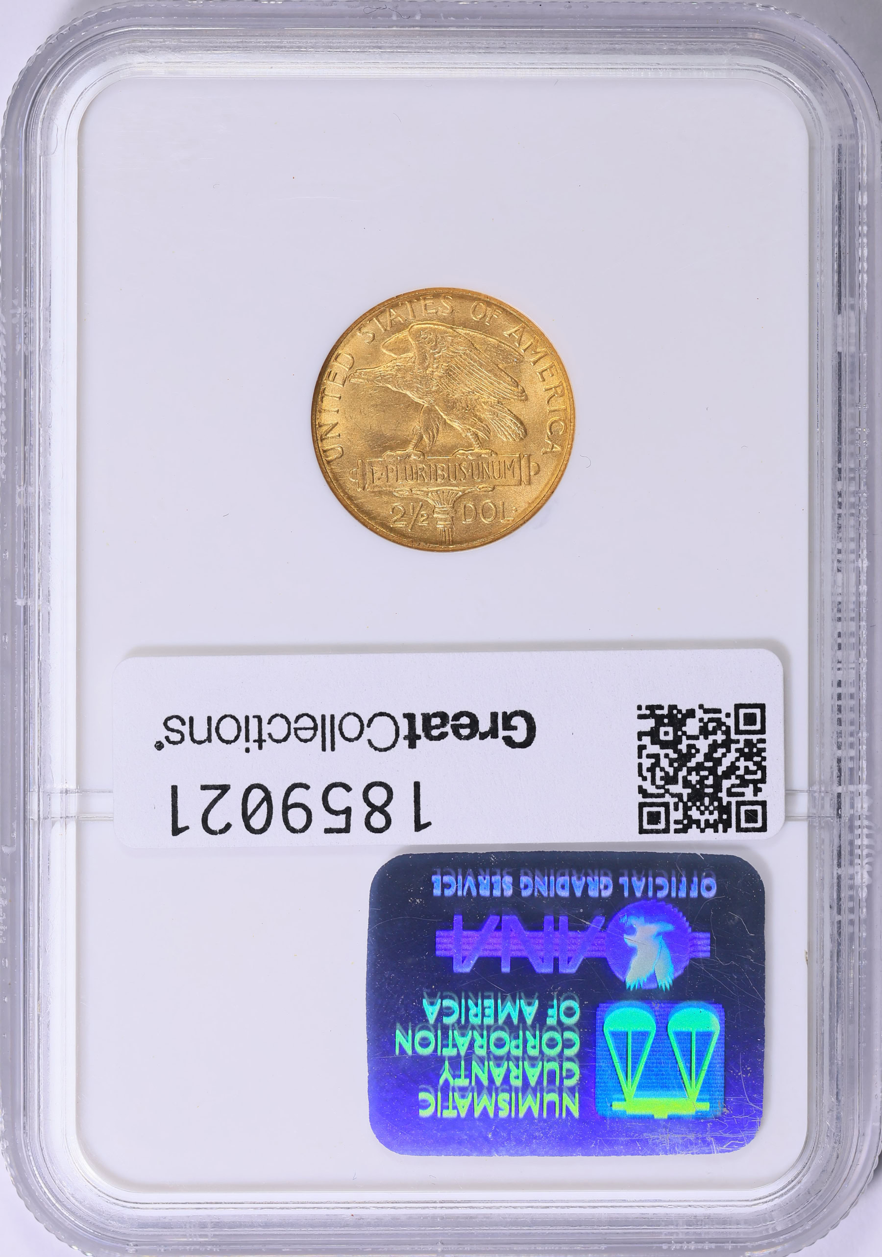 1915-S Panama-Pacific Exposition Quarter Eagle NGC MS-66 (Item 1859021) | GreatCollections Coin ...