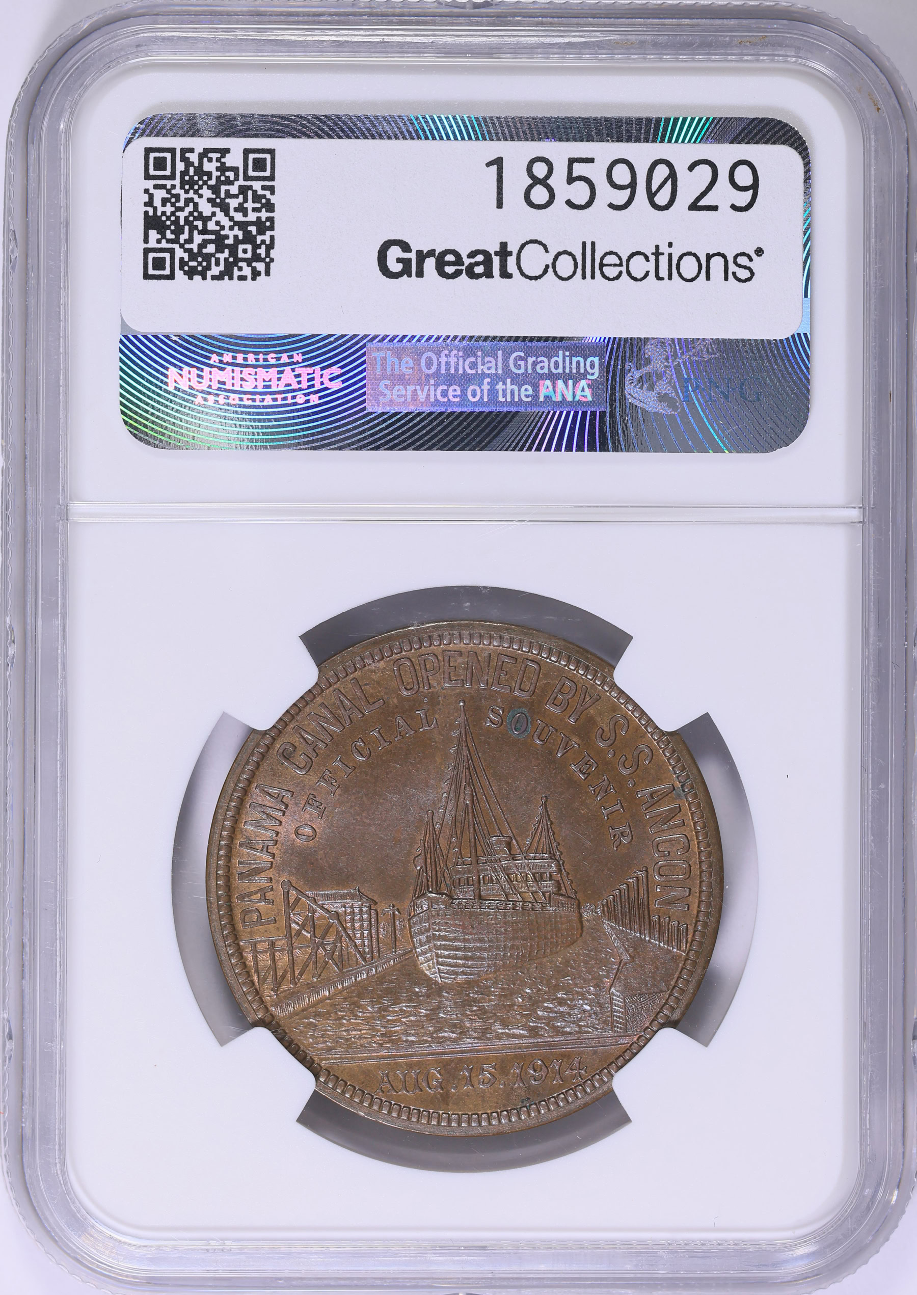 1915 Panama-California Exposition Official Medal So-Called Dollar HK ...