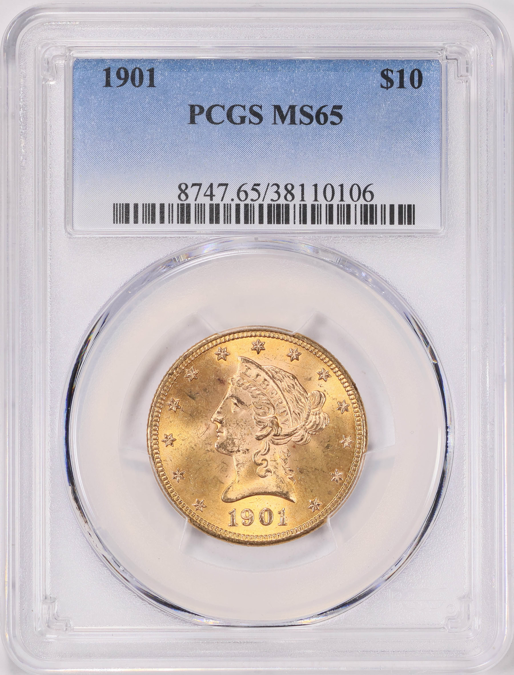 1901 Liberty Gold Eagle PCGS MS-65 (Item 1859050) | GreatCollections Coin Auctions
