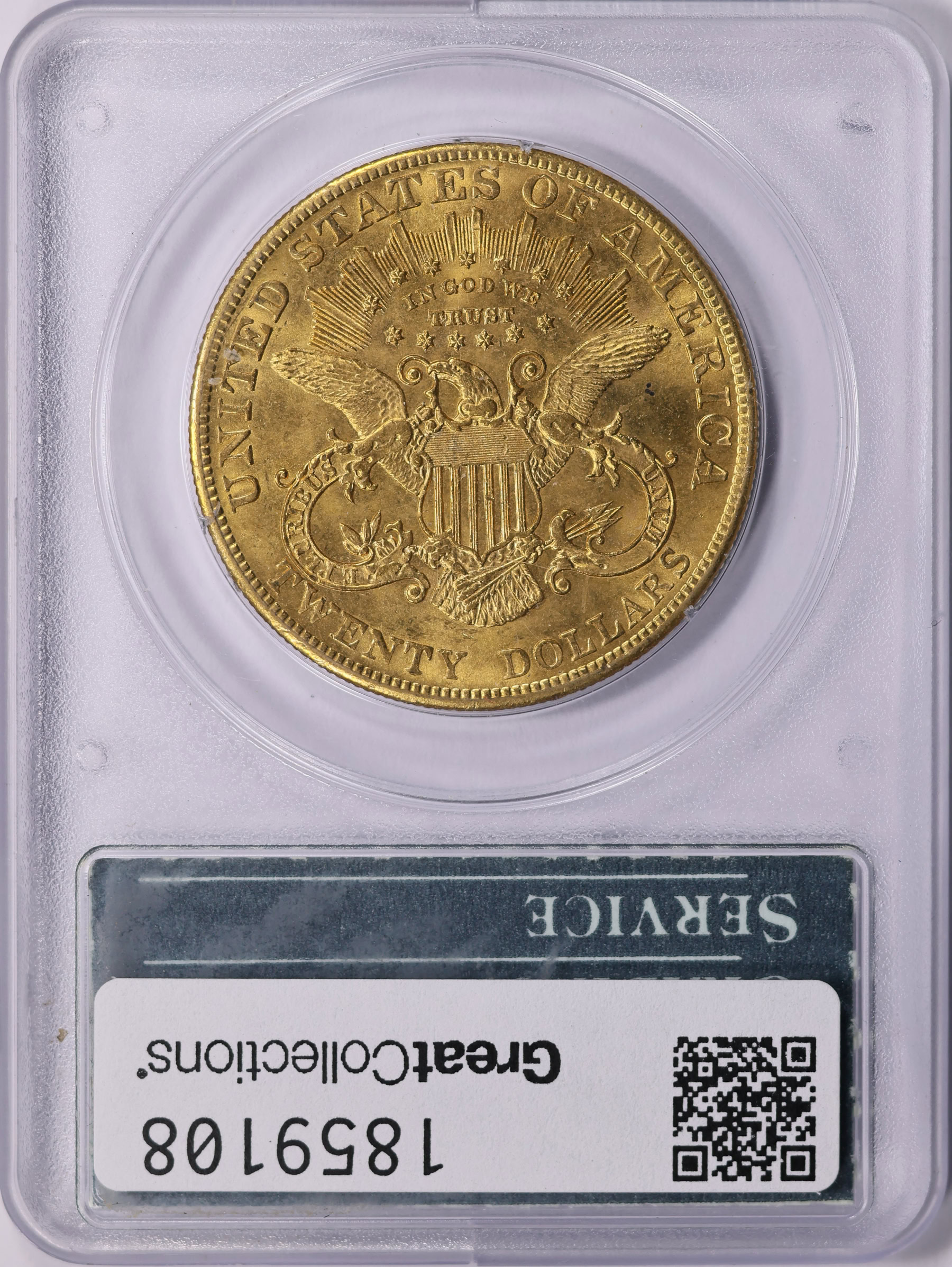1904 Liberty Gold Double Eagle PCGS MS-63 (CAC Green) OGH (1st Gen) (Item 1859108 ...