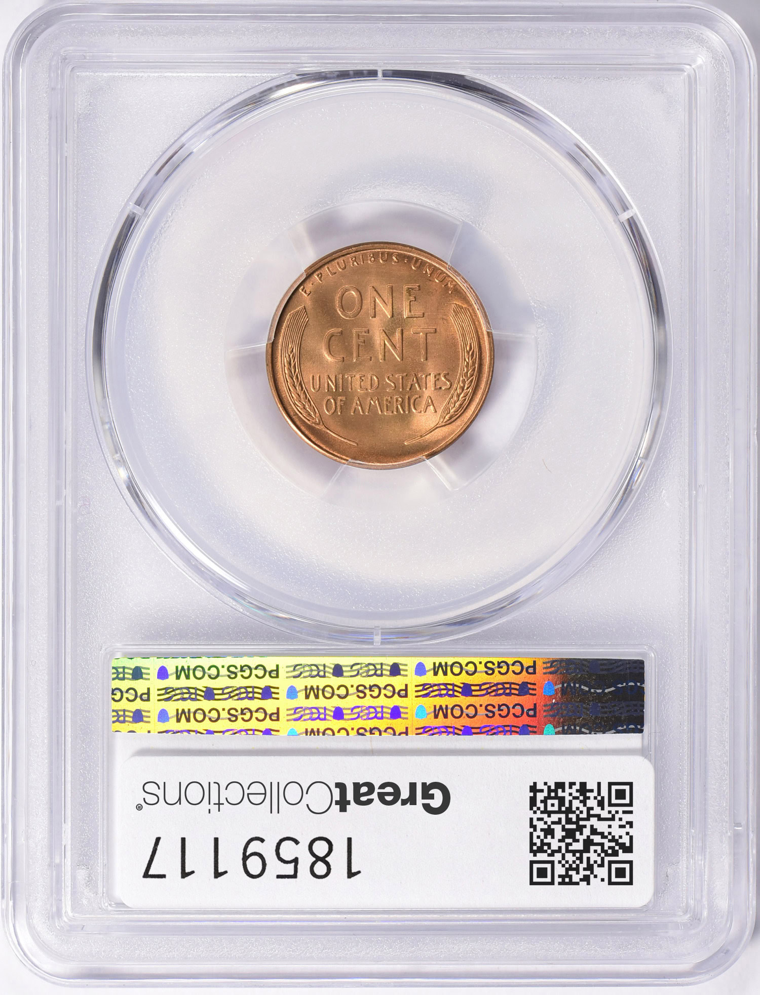1945-D Lincoln Cent PCGS MS-67 RD (Item 1859117) | GreatCollections Coin Auctions