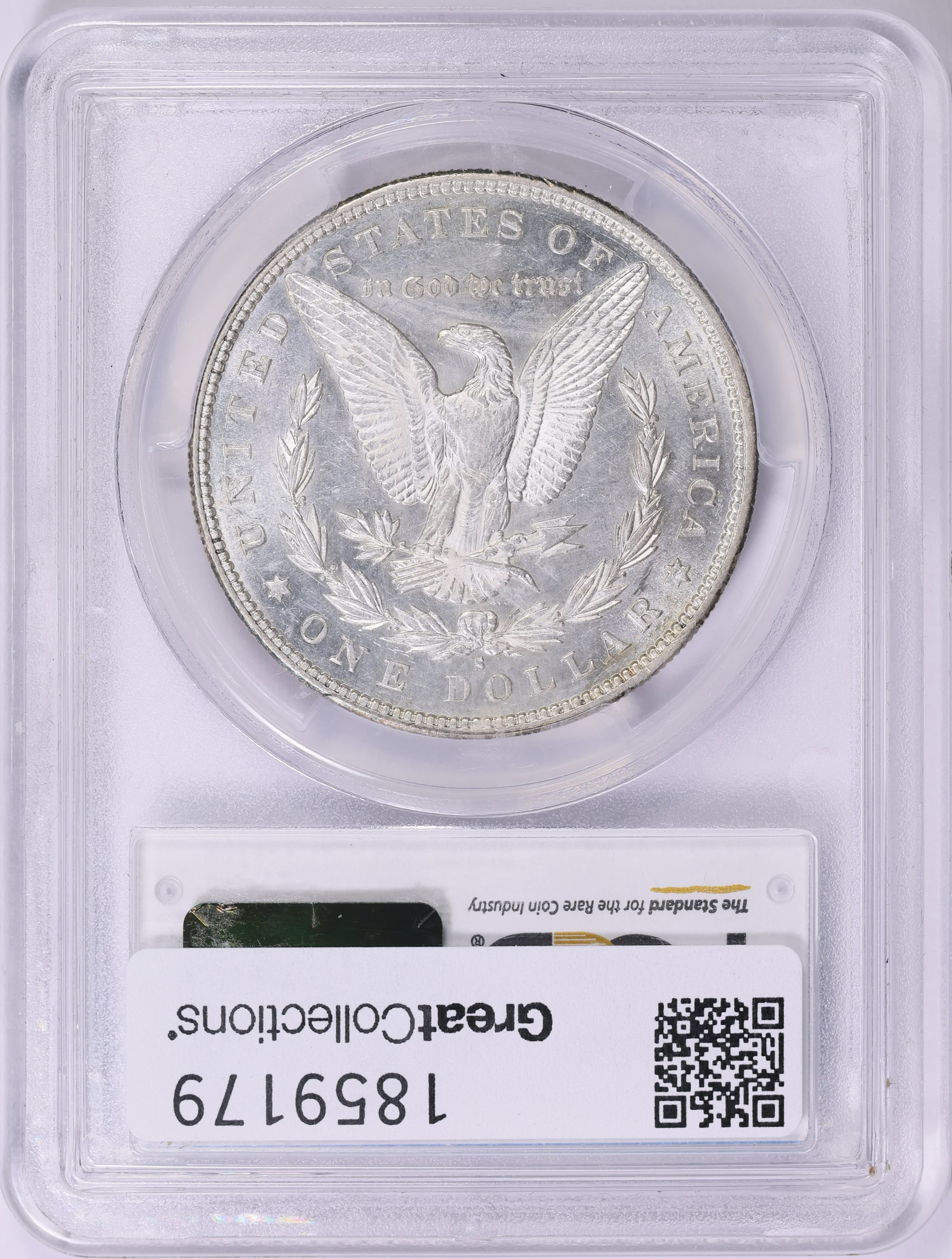 1894-S Morgan Silver Dollar PCGS AU-58 (Item 1859179) | GreatCollections Coin Auctions