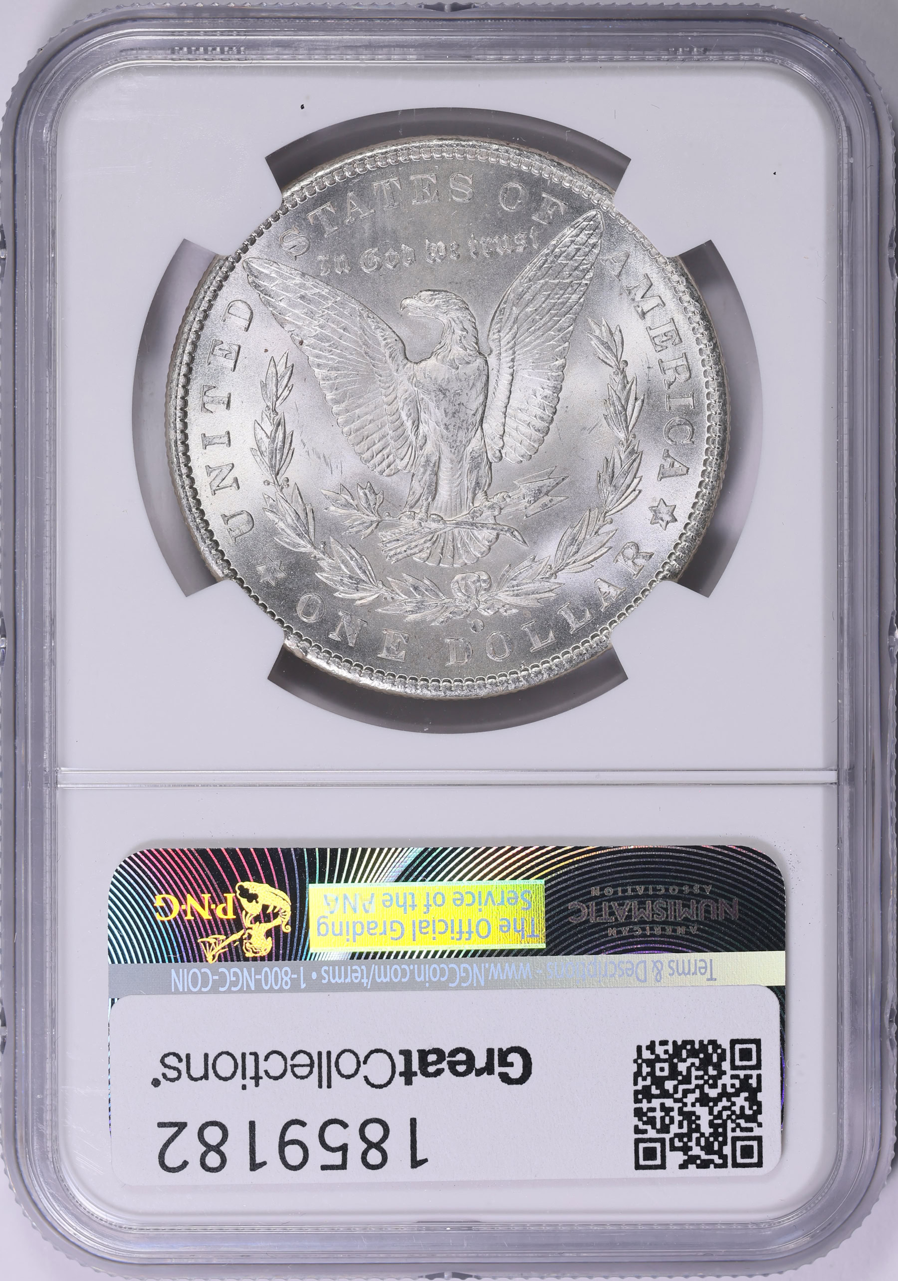 1902-O Morgan Silver Dollar NGC MS-65 (Item 1859182) | GreatCollections Coin Auctions
