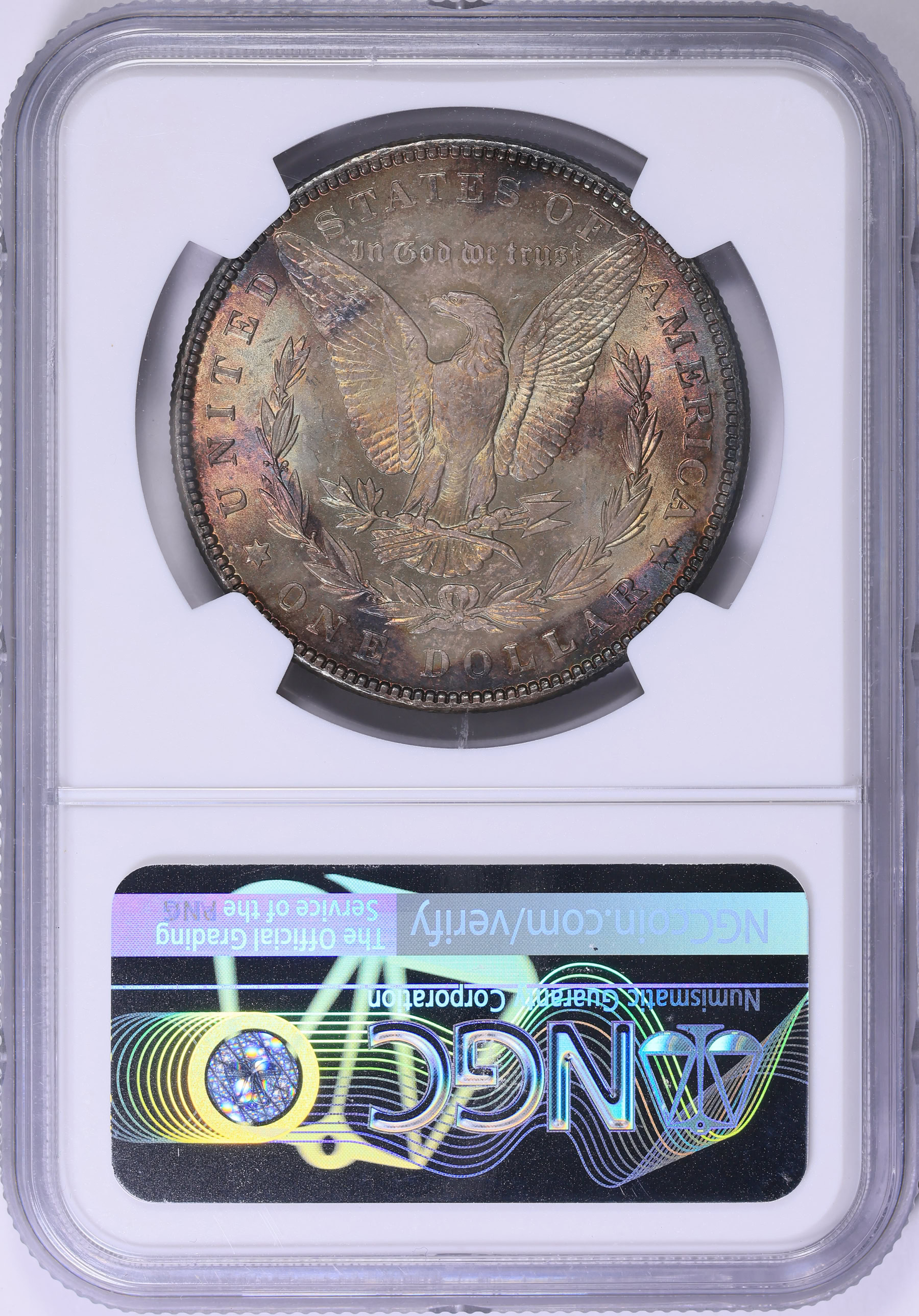 1887 Morgan Silver Dollar NGC MS-62 (Toned) (Item 1859263) | GreatCollections Coin Auctions
