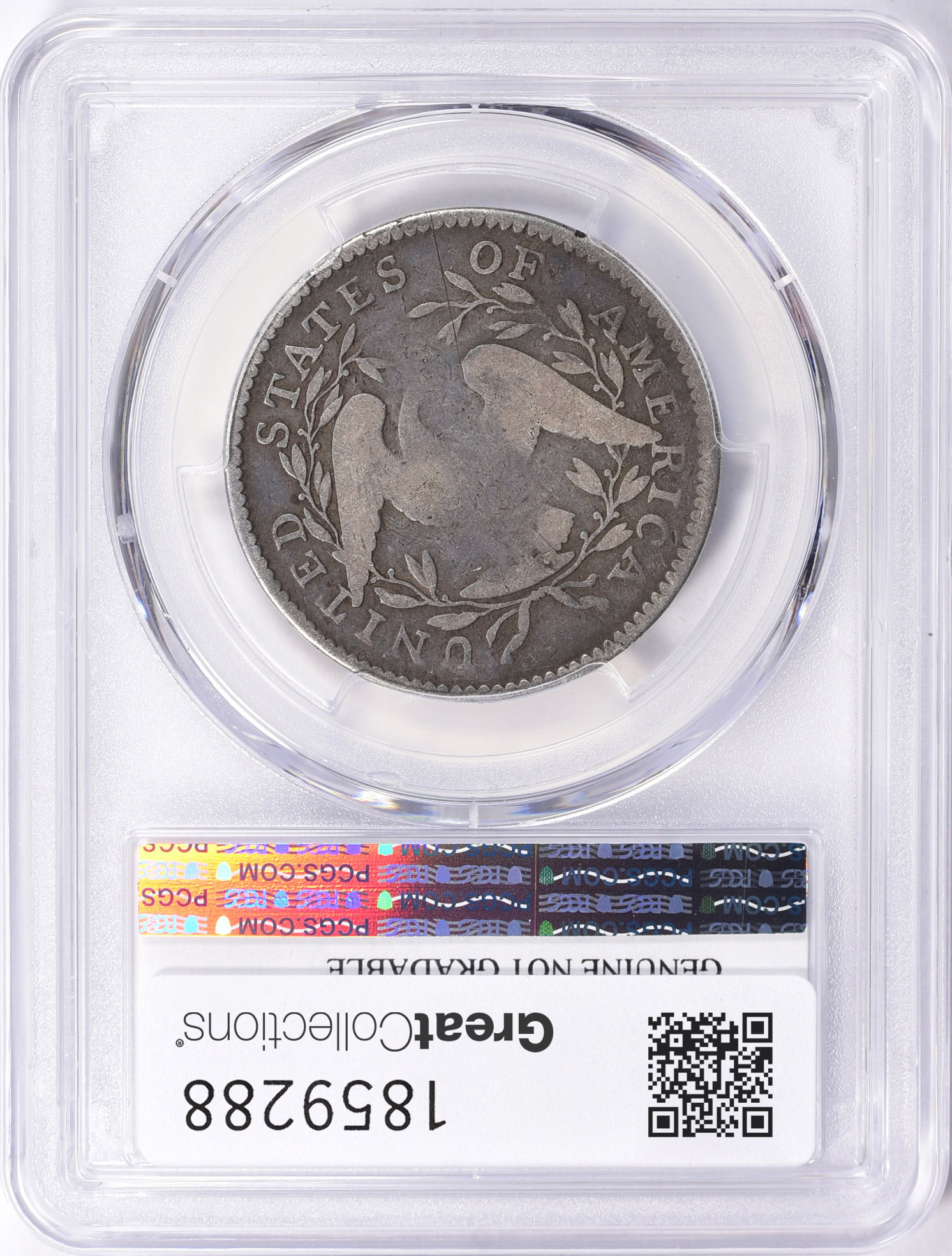 1795 Flowing Hair Half Dollar PCGS Genuine VG Details (Item 1859288) | GreatCollections Coin ...