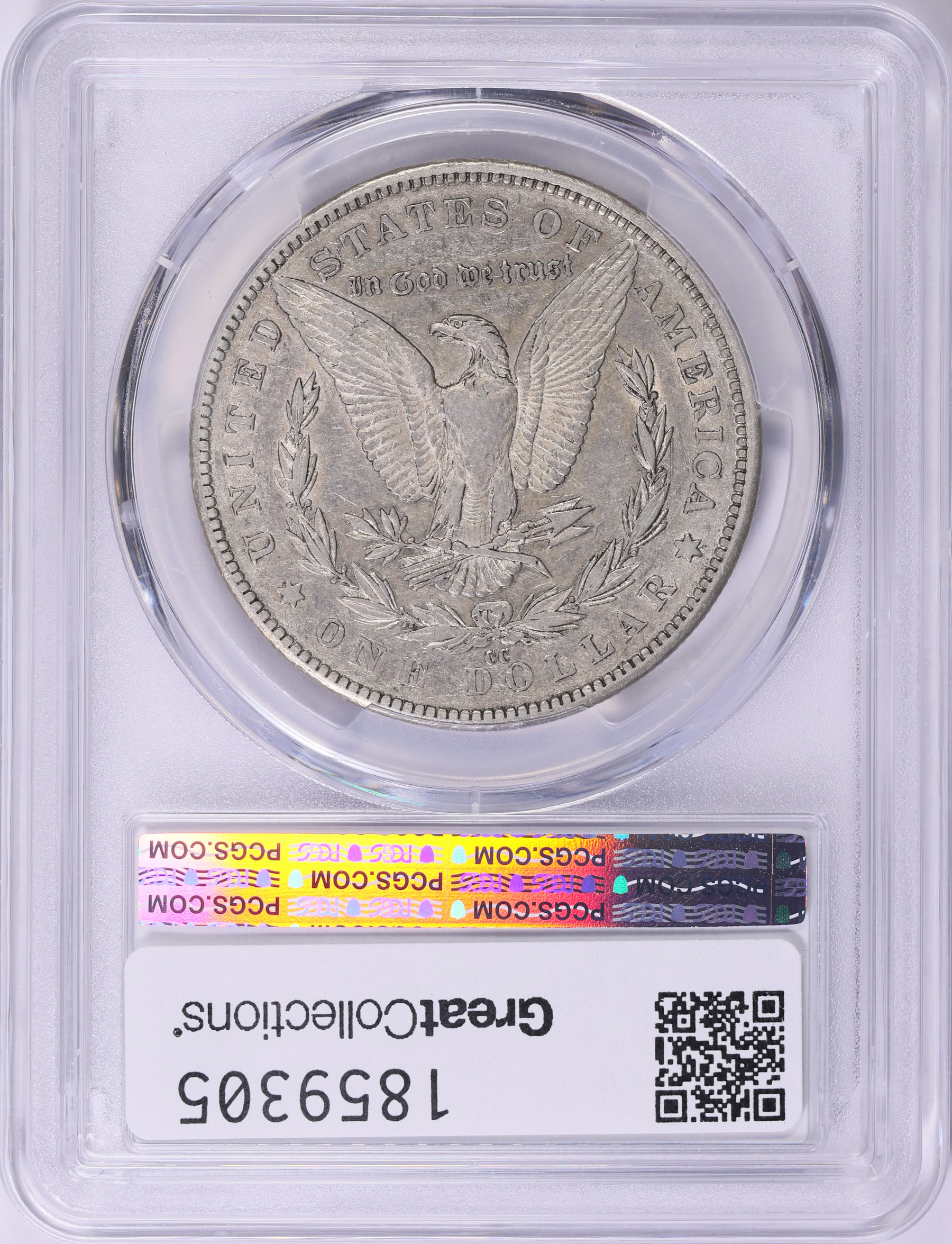 1892-CC Morgan Silver Dollar PCGS XF-40 (Item 1859305) | GreatCollections Coin Auctions
