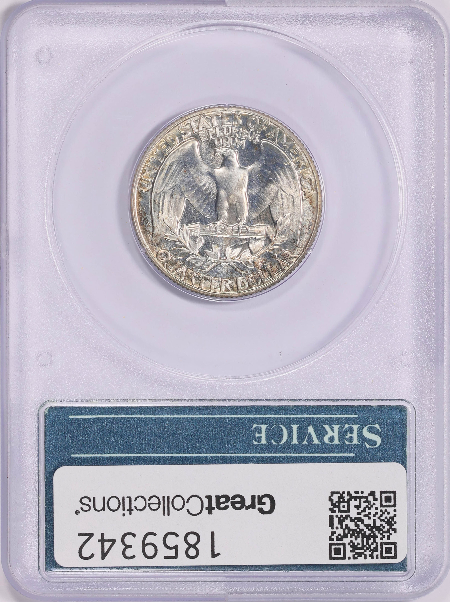 1942 Washington Quarter PCGS Proof-66 (CAC Green) OGH (1st Gen) (Item 1859342 ...