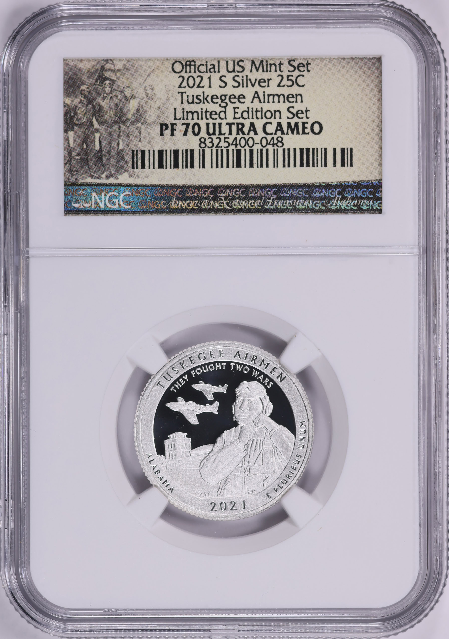 2021-S America the Beautiful Quarter Tuskegee Airmen National Park ...