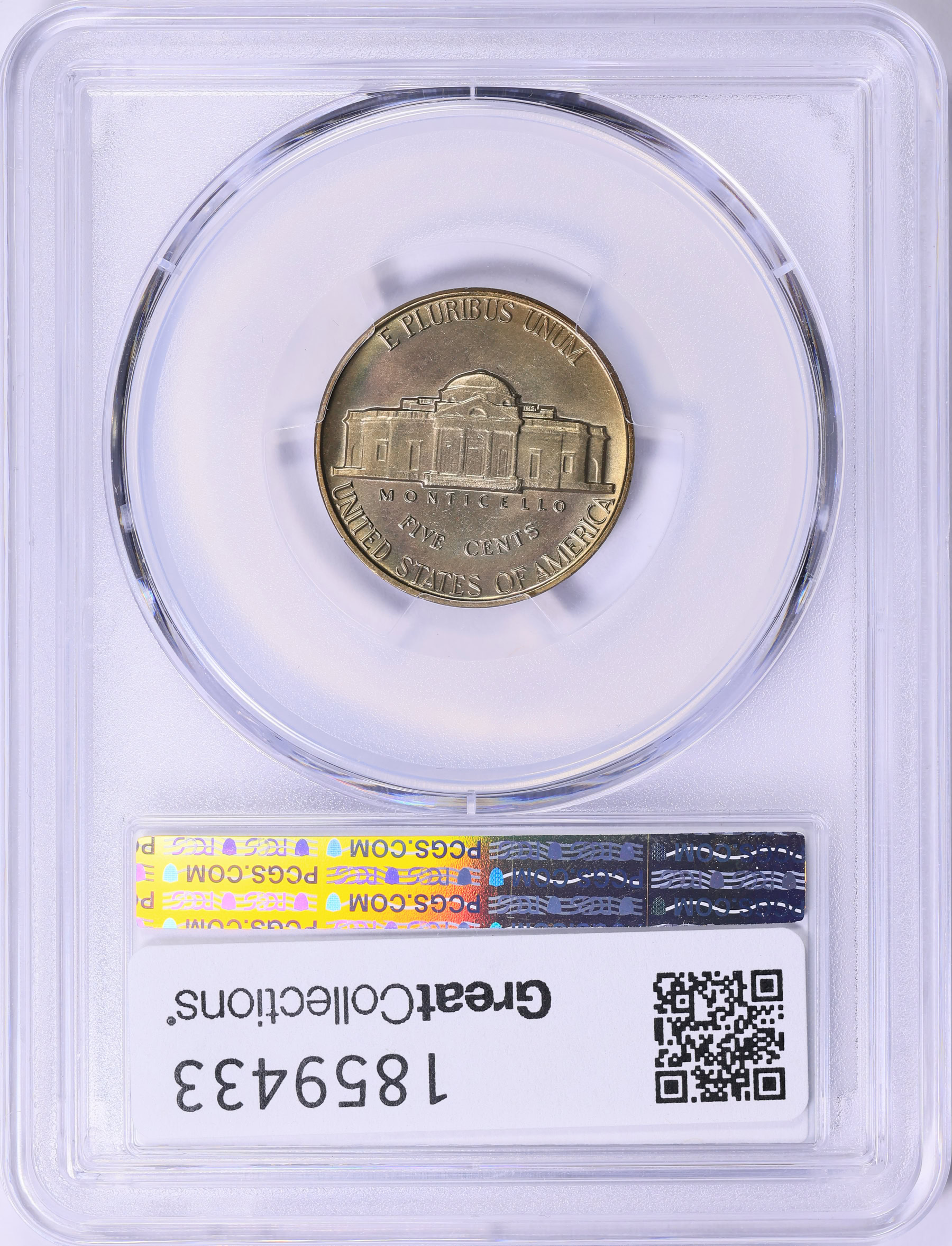 1962 Jefferson Nickel PCGS MS-66 FS (Toned) (Item 1859433 ...