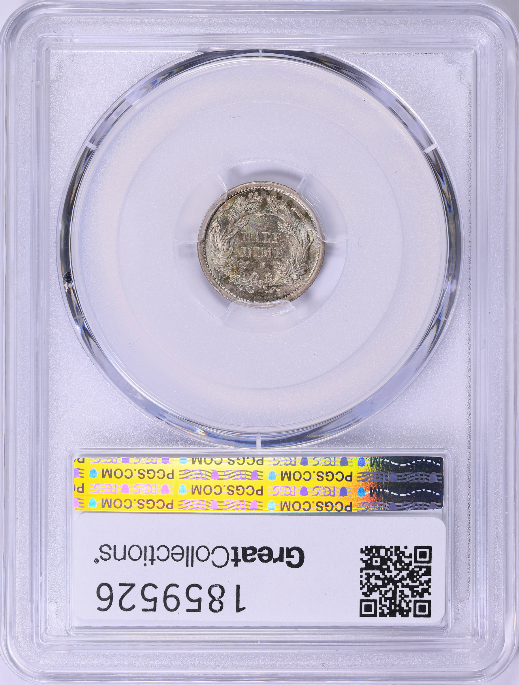 1872-S Seated Liberty Half Dime Mintmark Above Bow PCGS MS-67 (Toned) (Item 1859526 ...