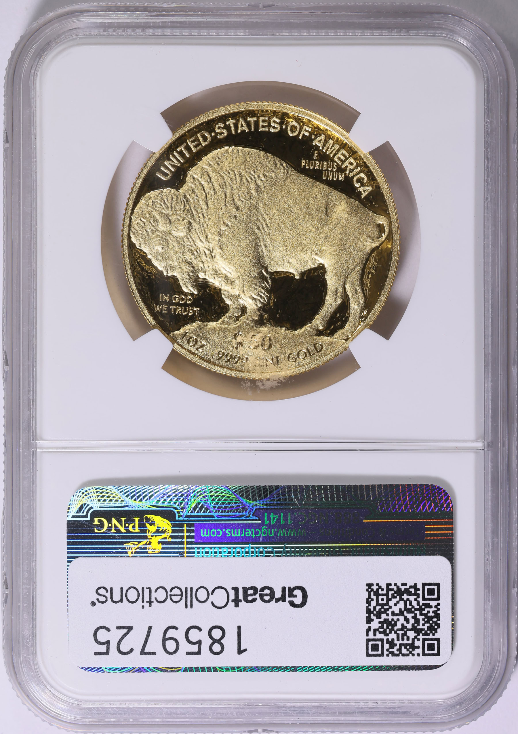 2014-W $50 One-Ounce Gold American Buffalo Early Releases NGC Proof-70 UC (Item 1859725 ...