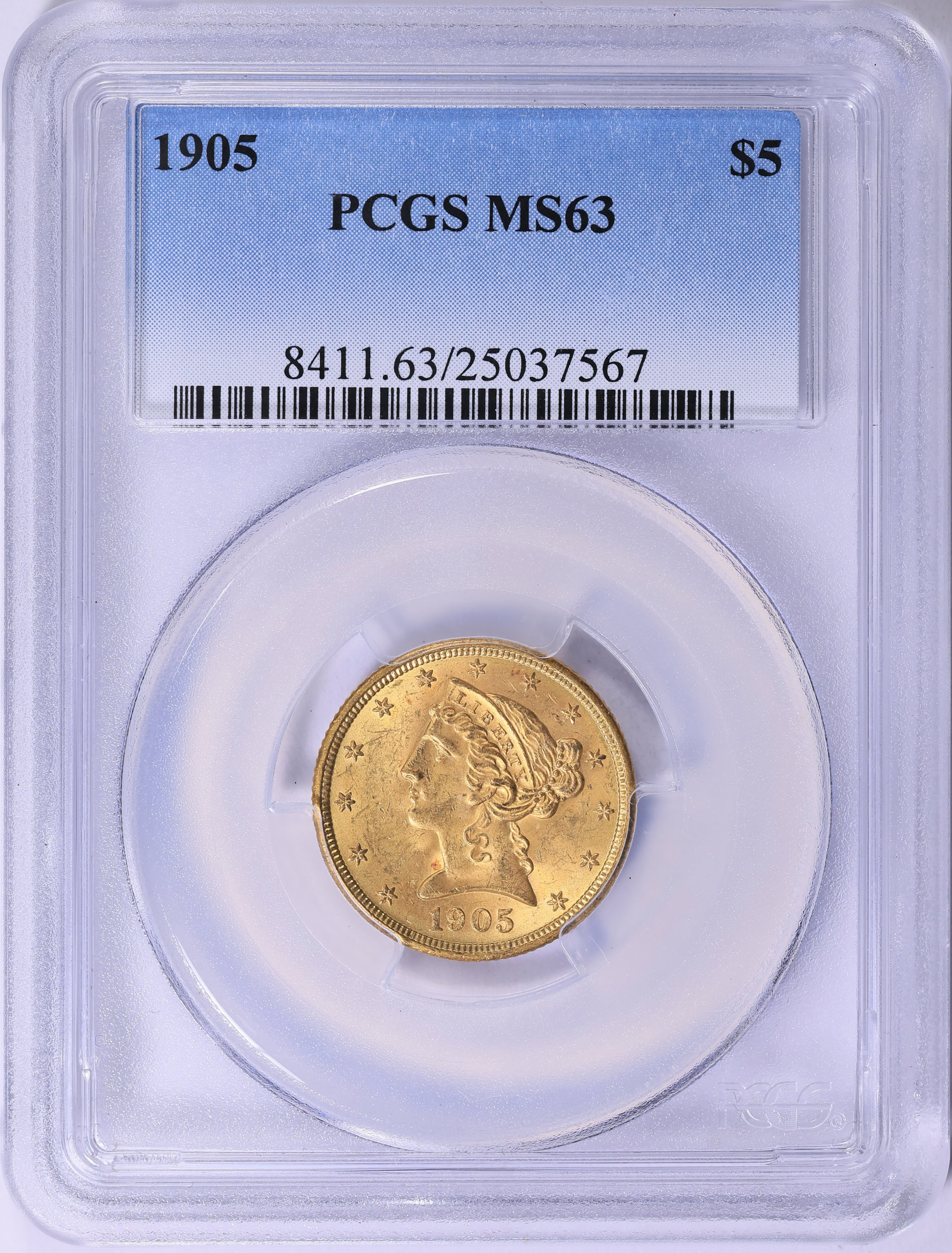 1905 Liberty Gold Half Eagle PCGS MS-63 (Item 1859734 ...