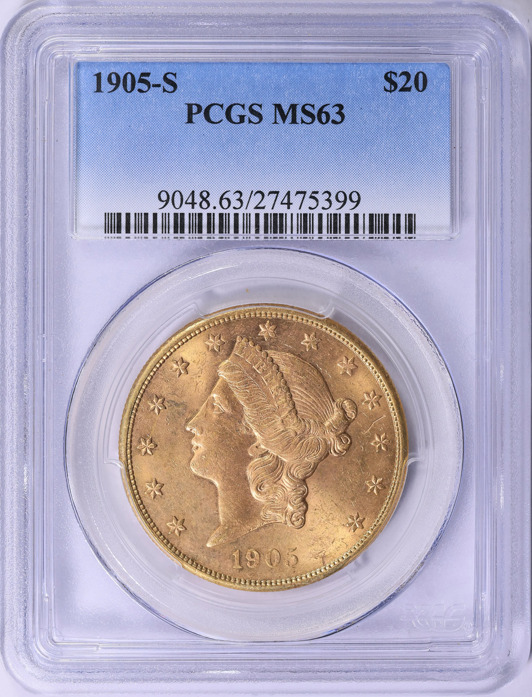 1905-S Liberty Gold Double Eagle PCGS MS-63 (Item 1859736 ...
