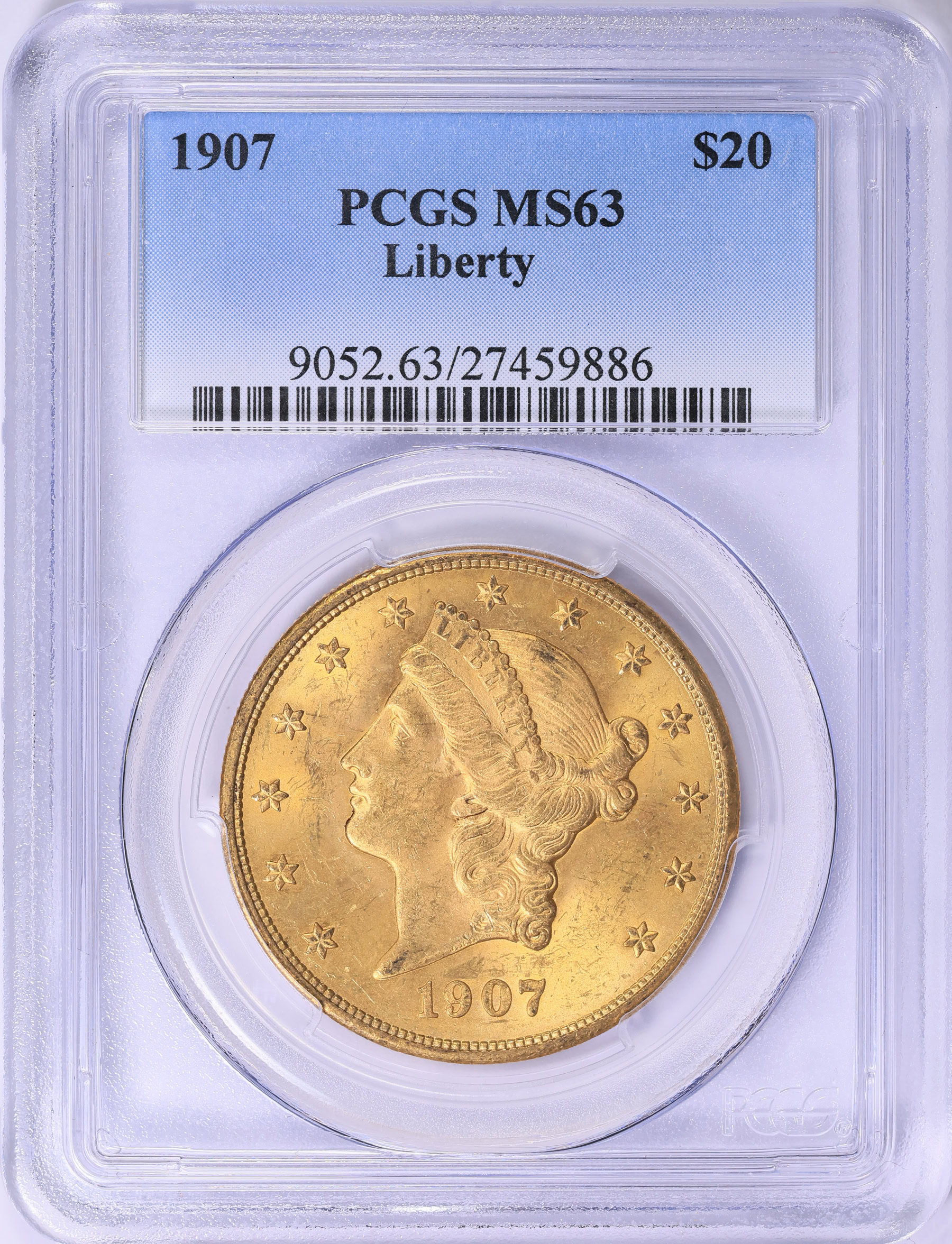 1907 Liberty Gold Double Eagle PCGS MS-63 (Item 1859744 ...