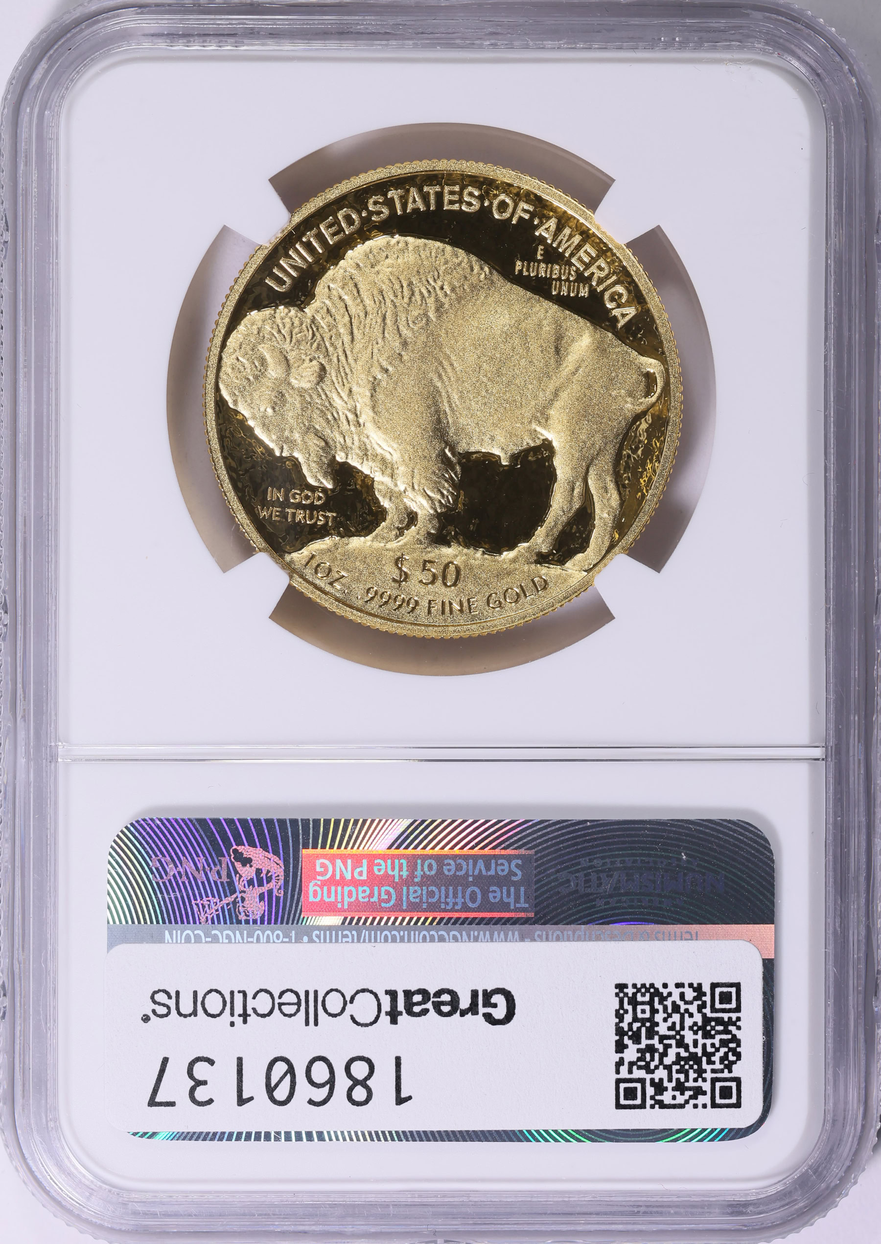 2015-W $50 One-Ounce Gold American Buffalo Chicago ANA NGC Proof-70 UC ...