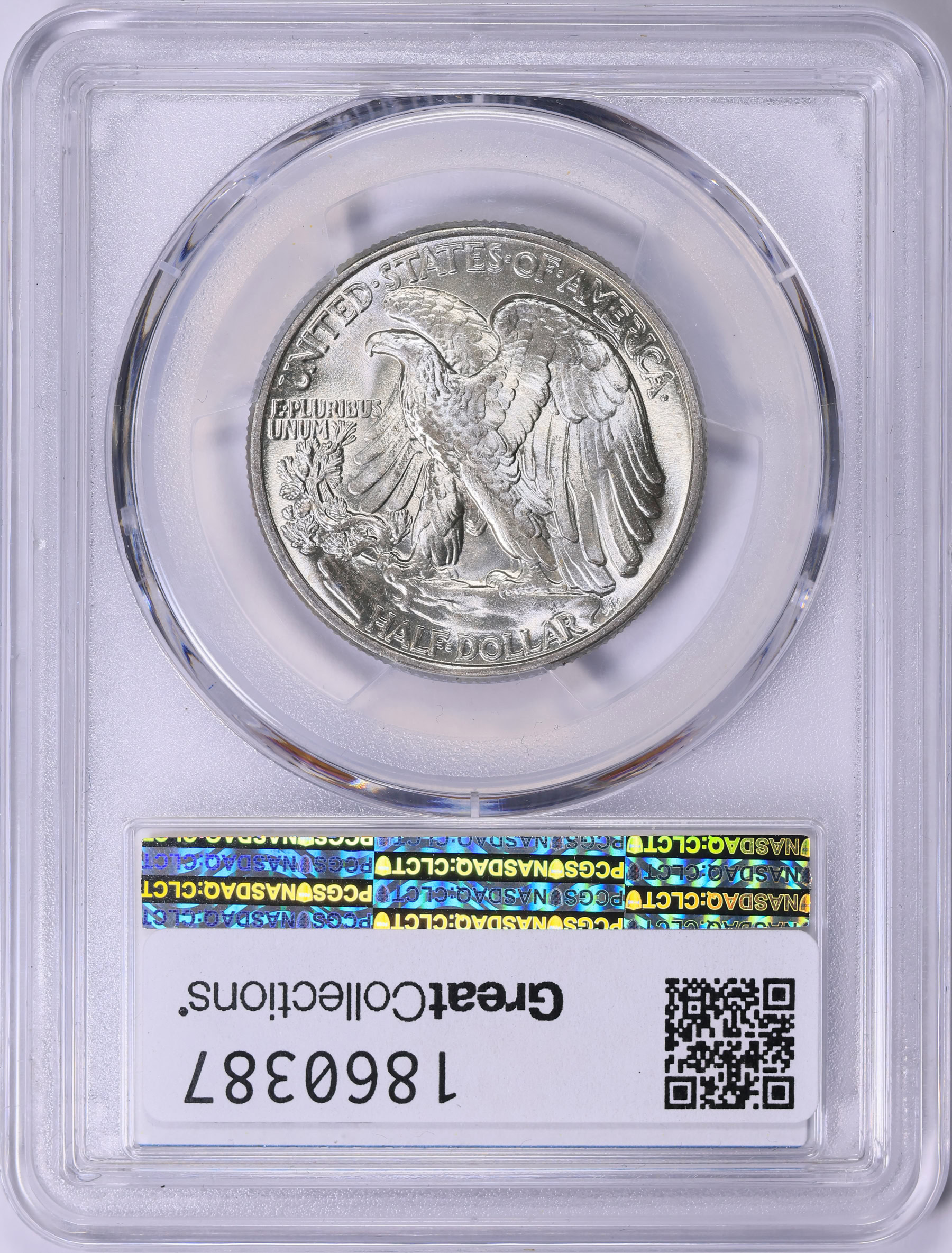 1945 Walking Liberty Half Dollar PCGS MS-65 (Item 1860387) | GreatCollections Coin Auctions