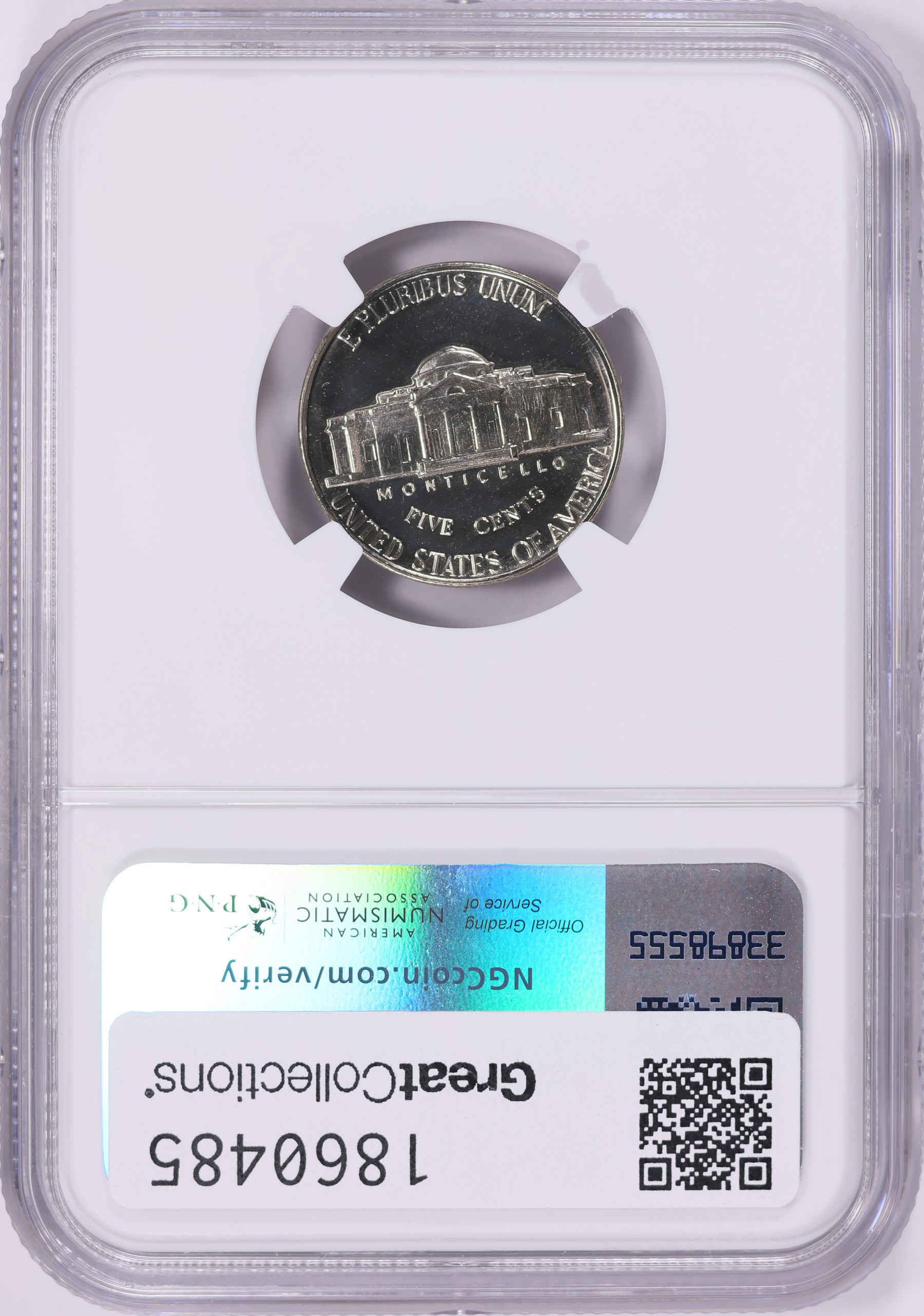 1952 Jefferson Nickel NGC Proof-67 (Item 1860485) | GreatCollections ...