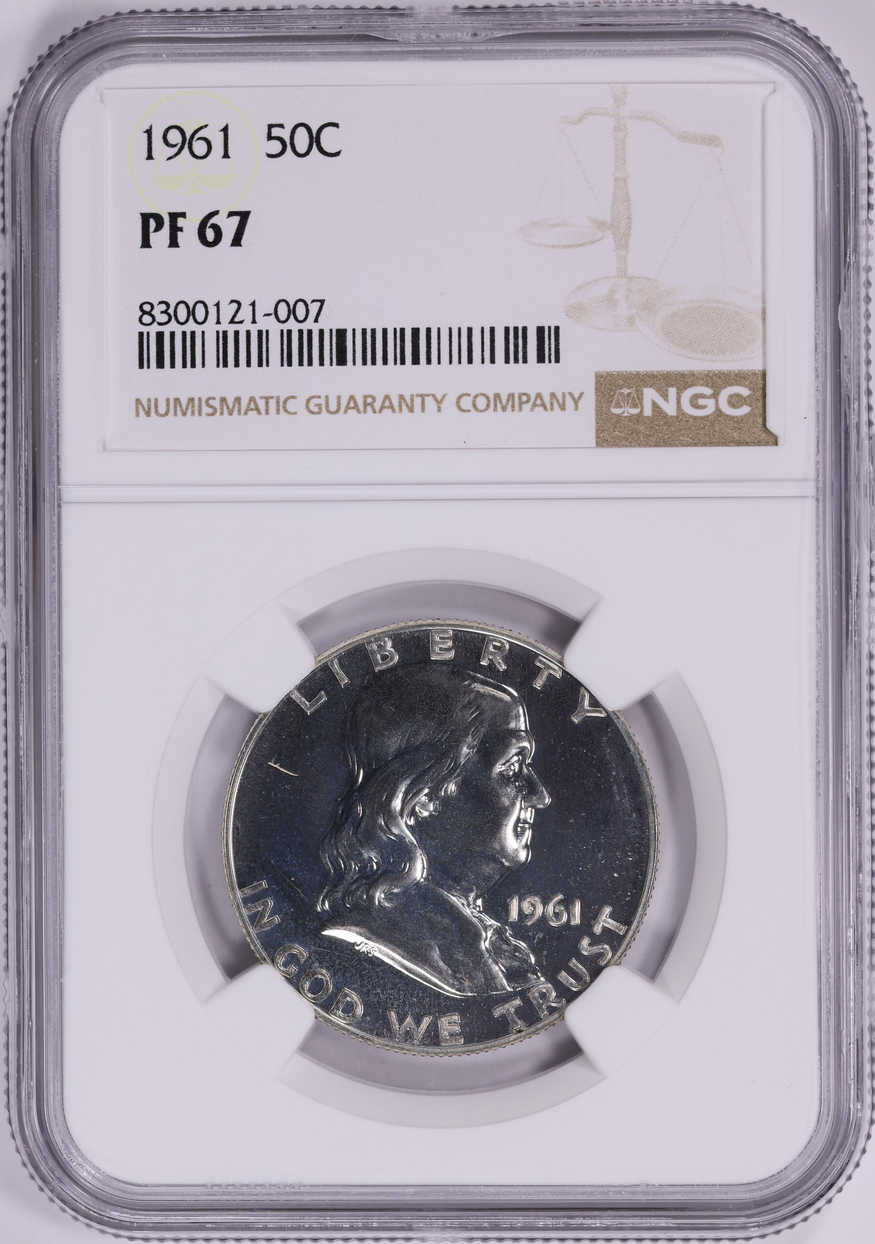 1961 Franklin Half Dollar NGC Proof-67 (Item 1860496 ...