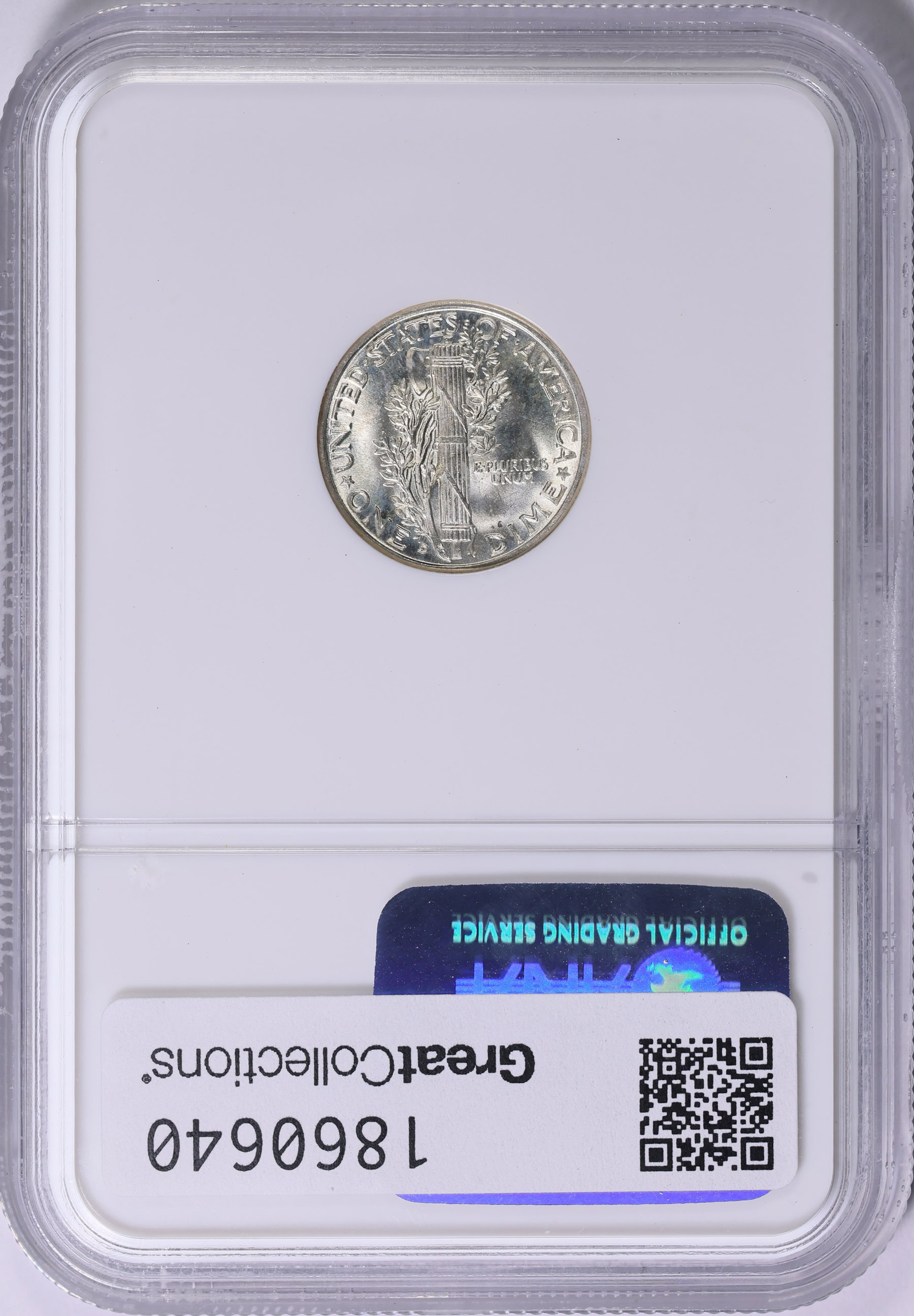 1939-D Mercury Dime NGC MS-65 (Item 1860640) | GreatCollections Coin Auctions