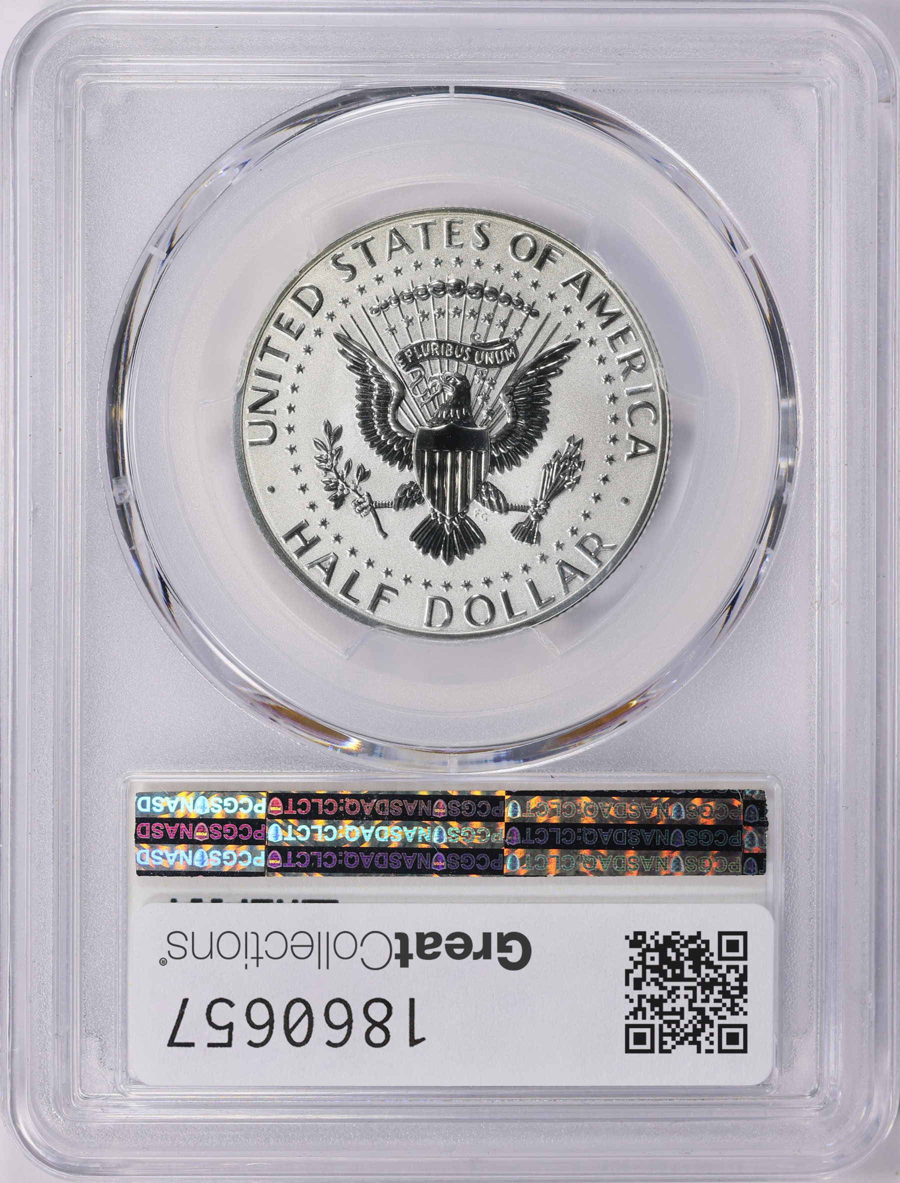 2018-S Kennedy Half Dollar Silver Reverse Proof (From the Reverse Proof 50th Anniversary Set ...