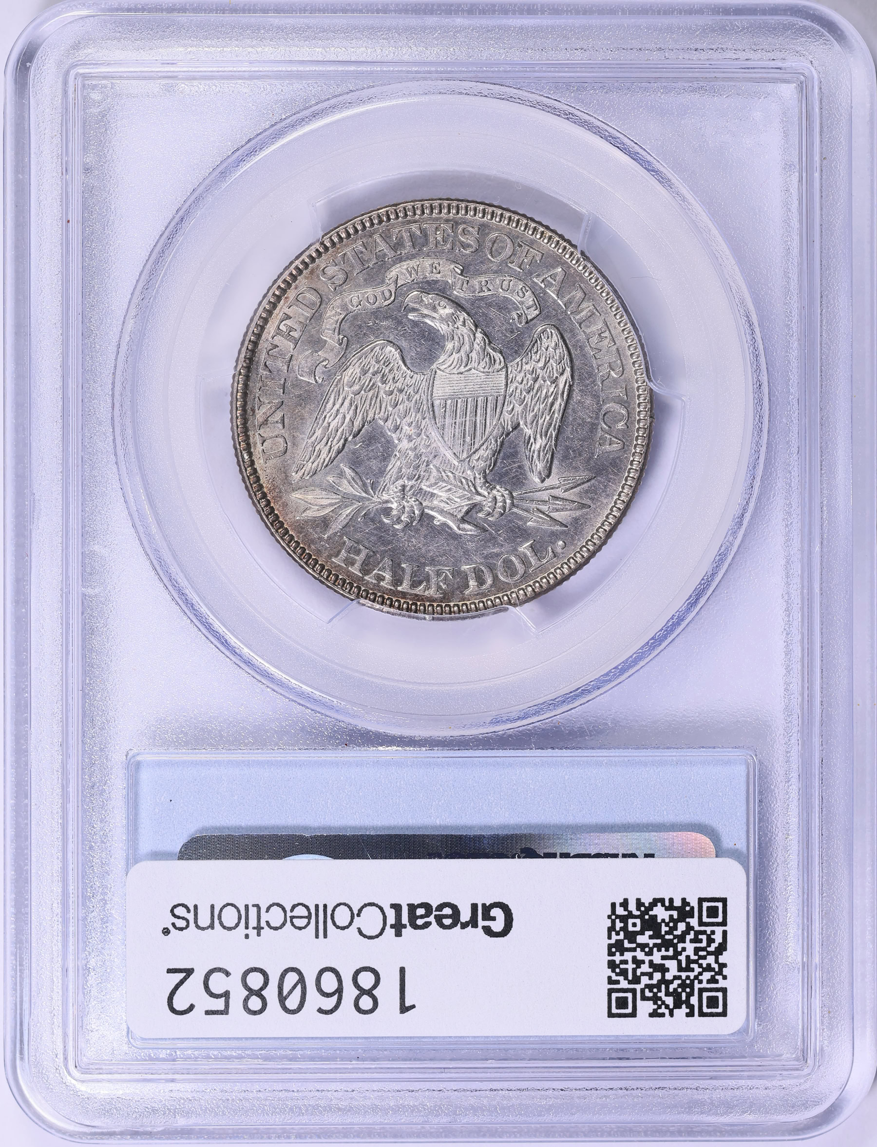 1883 Seated Liberty Half Dollar PCGS AU-53 (Item 1860852) | GreatCollections Coin Auctions
