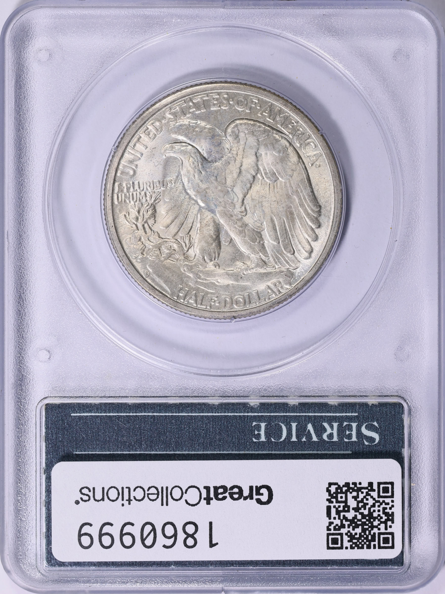 1947-D Walking Liberty Half Dollar PCGS MS-64 OGH (1st Gen) (Item 1860999) | GreatCollections ...
