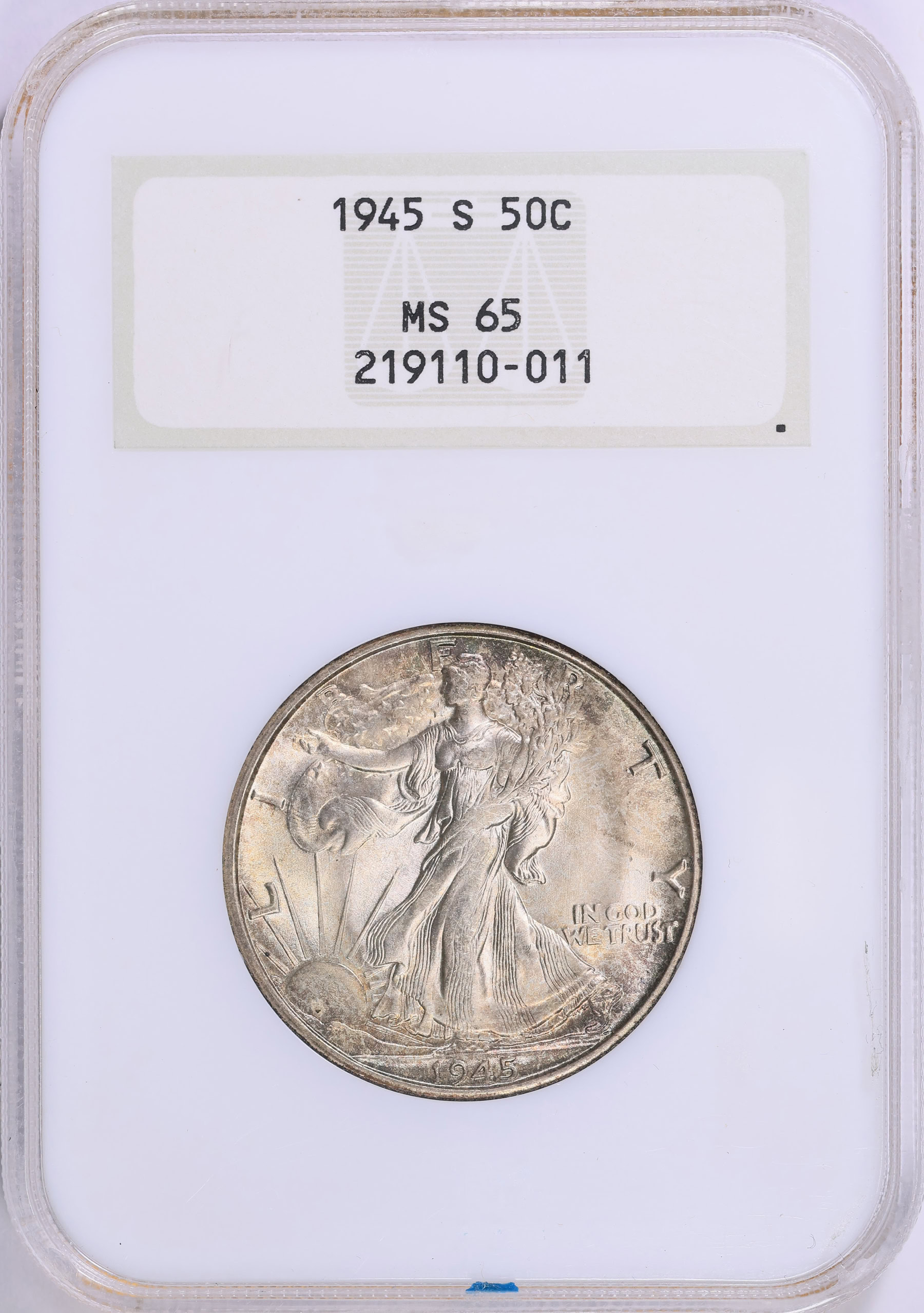 1945-S Walking Liberty Half Dollar NGC MS-65 OH (Item 1861013) | GreatCollections Coin Auctions