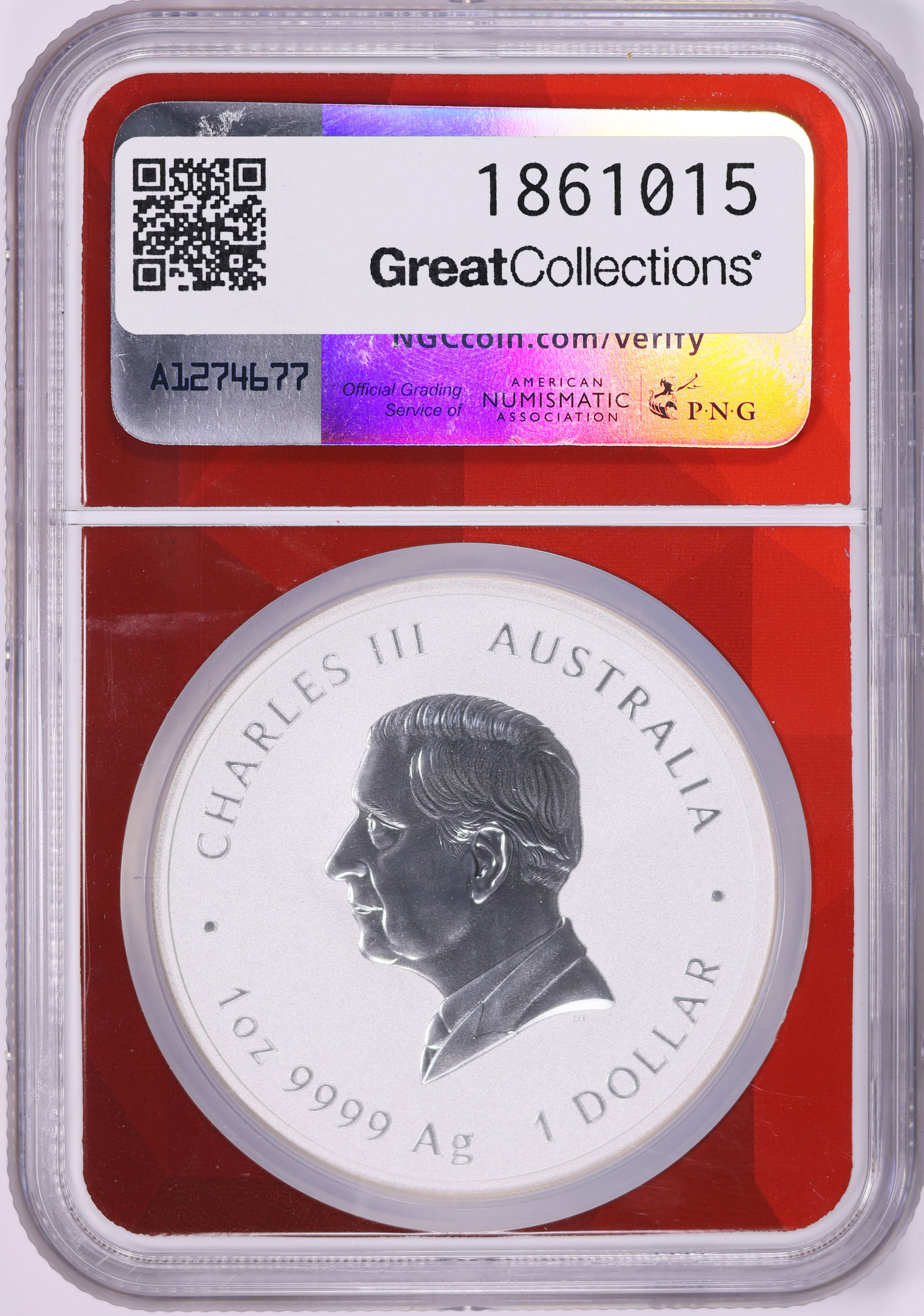 Australia 2025-P Silver Dollar Lunar Series, Year of the Snake KM-4811 ...