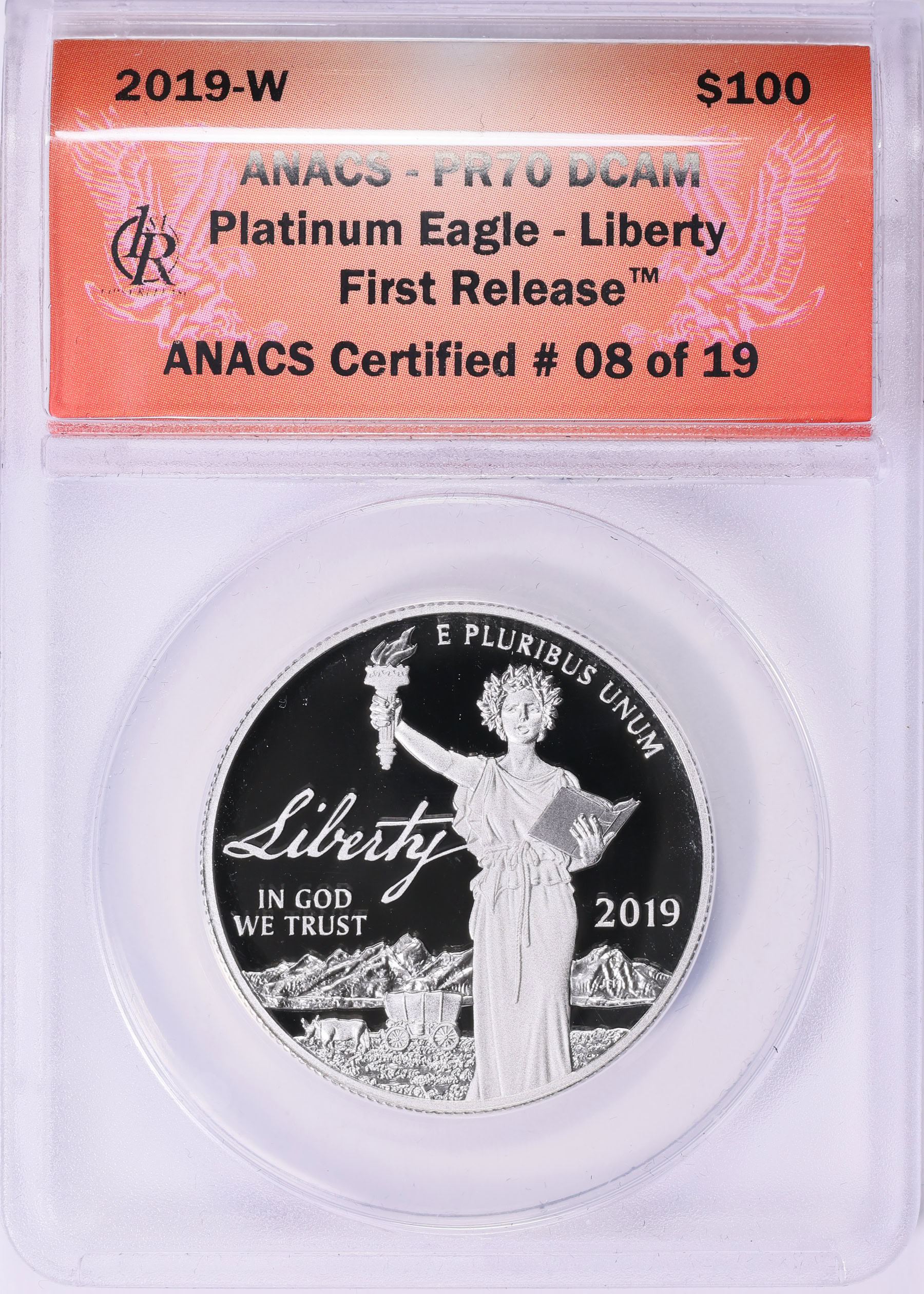 2019-W $100 One-Ounce Platinum American Eagle First Releases ANACS ...