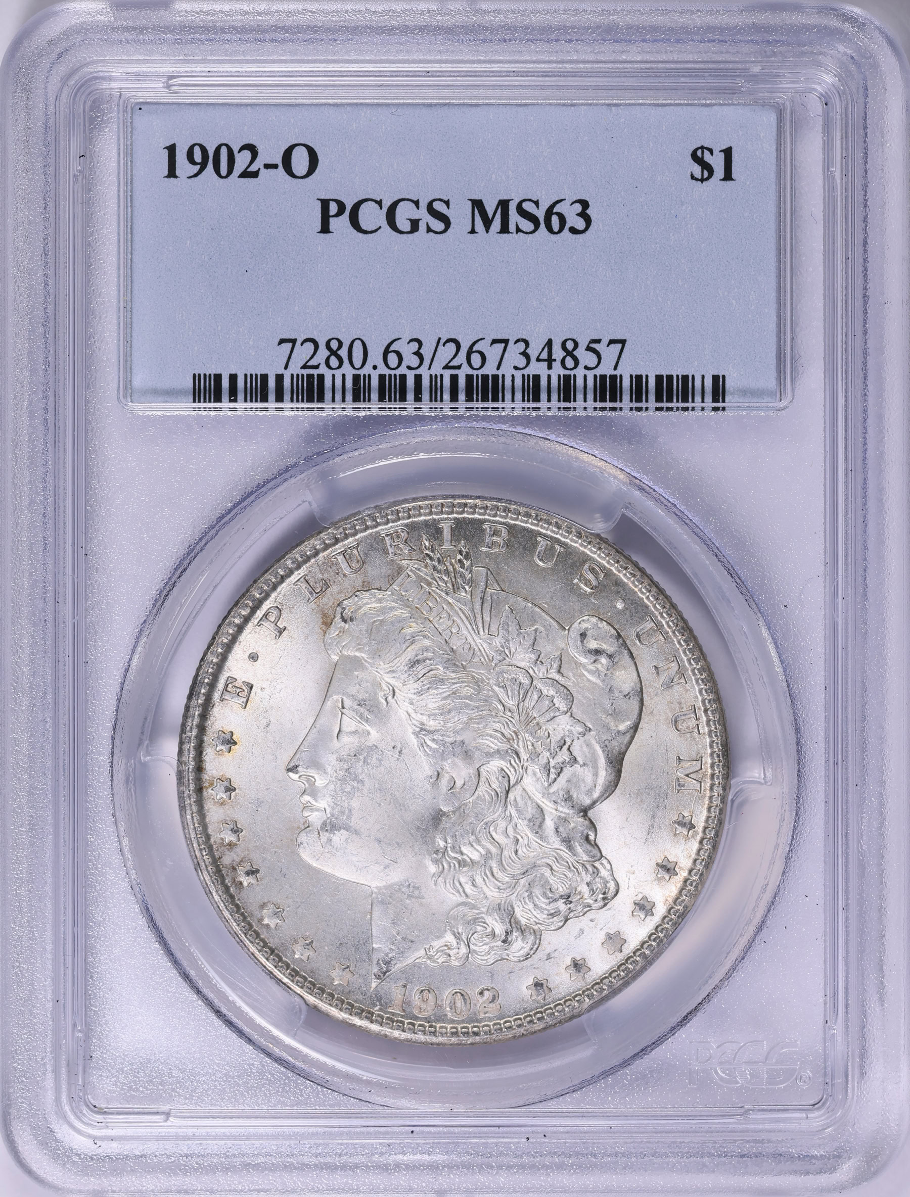 1902-O Morgan Silver Dollar PCGS MS-63 (Item 1861208) | GreatCollections Coin Auctions
