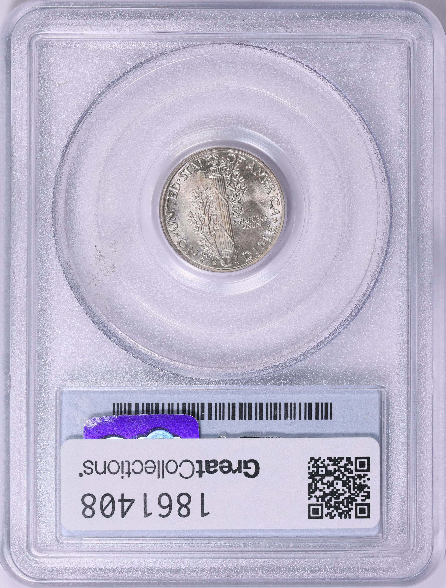 1942-S Mercury Dime PCGS MS-66 FB (CAC Green) (Item 1861408) | GreatCollections Coin Auctions